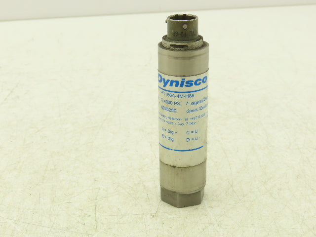 Dynisco PT160A-4M-H88 Hydraulic Pressure Transducer Sensor 4000 PSI 24 ...