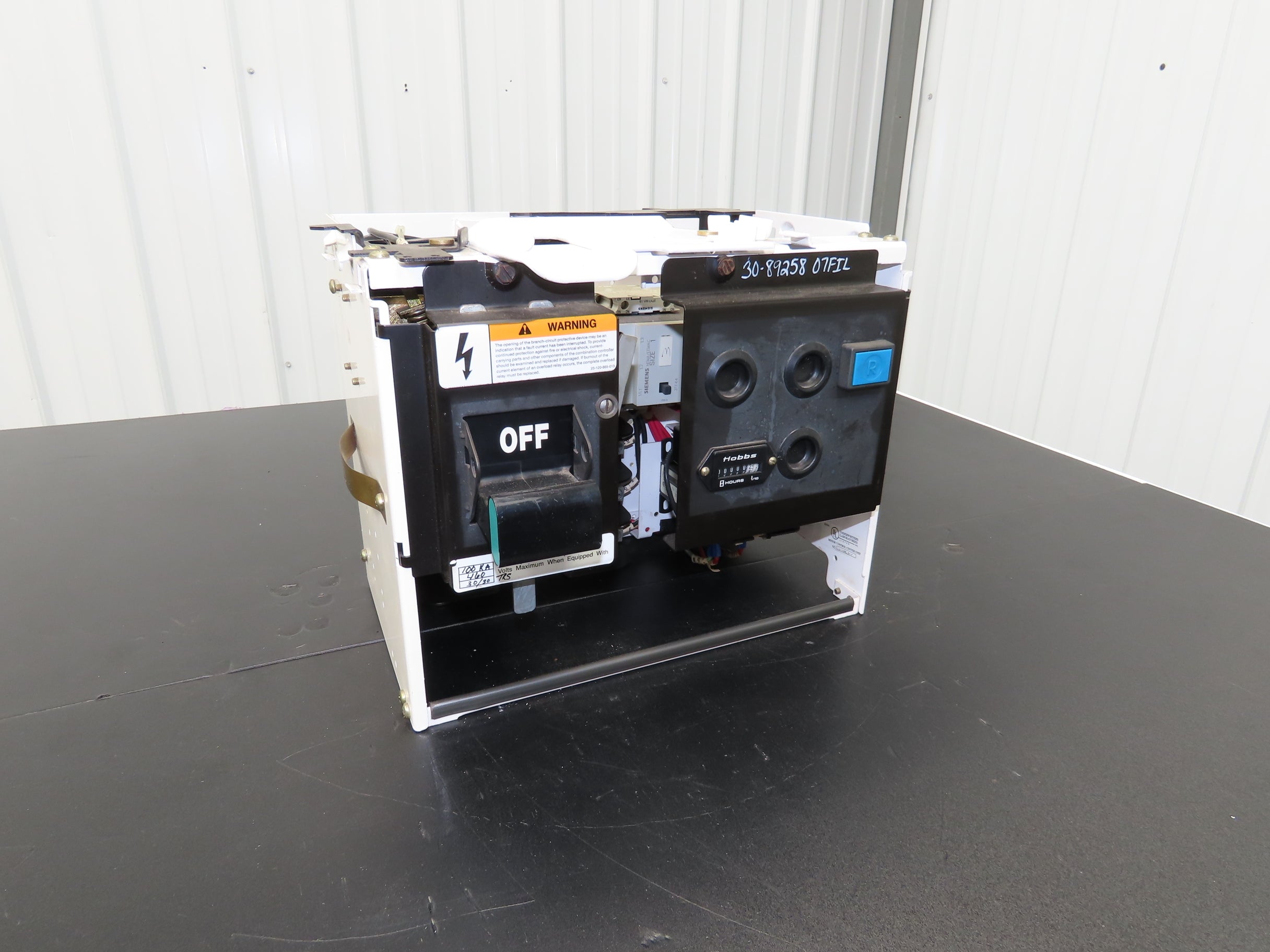 Siemens 32-89258 Combination Bucket Breaker MCC Starter Fused 600VAC 1 ...
