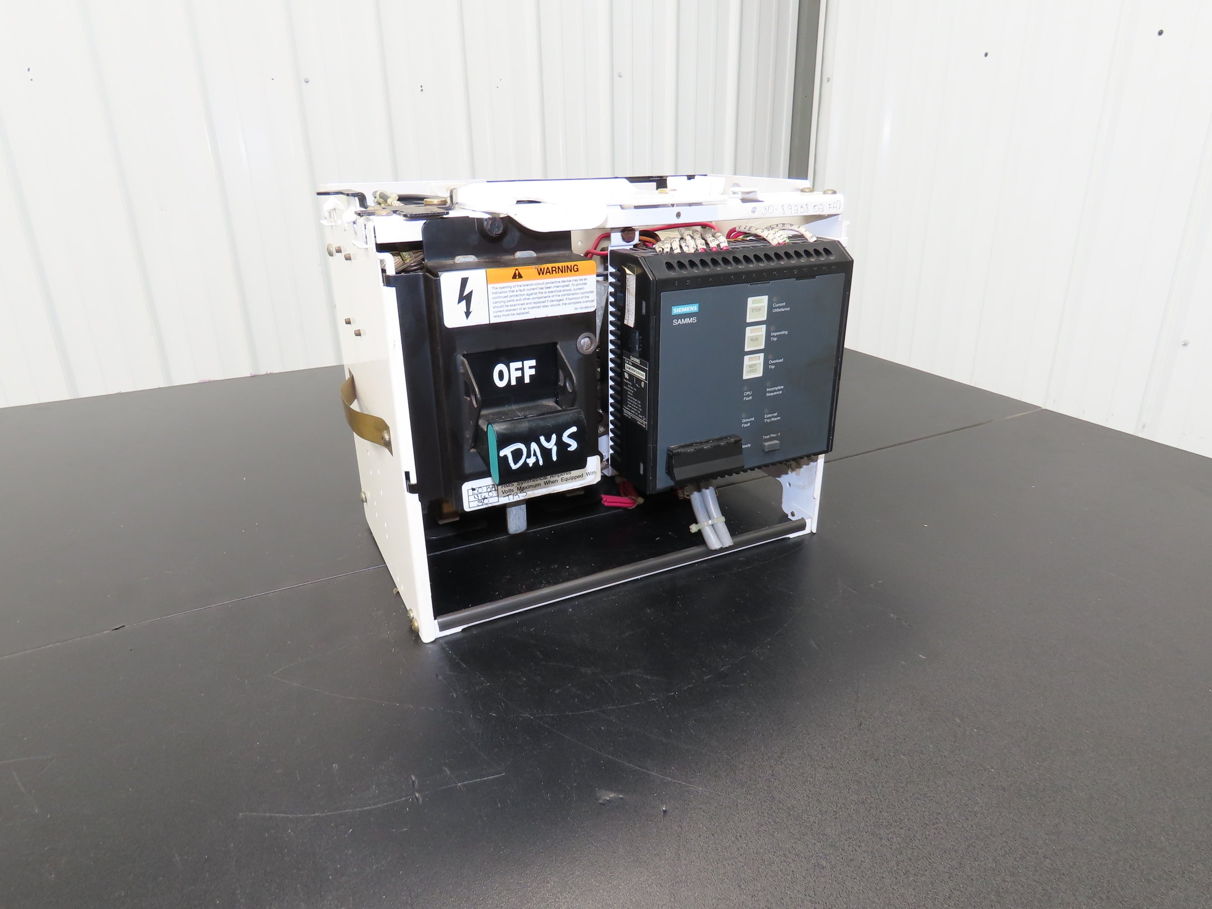 Siemens SAM0R0F000000 Combination Bucket Breaker MCC Fused 10Hp 600VAC ...