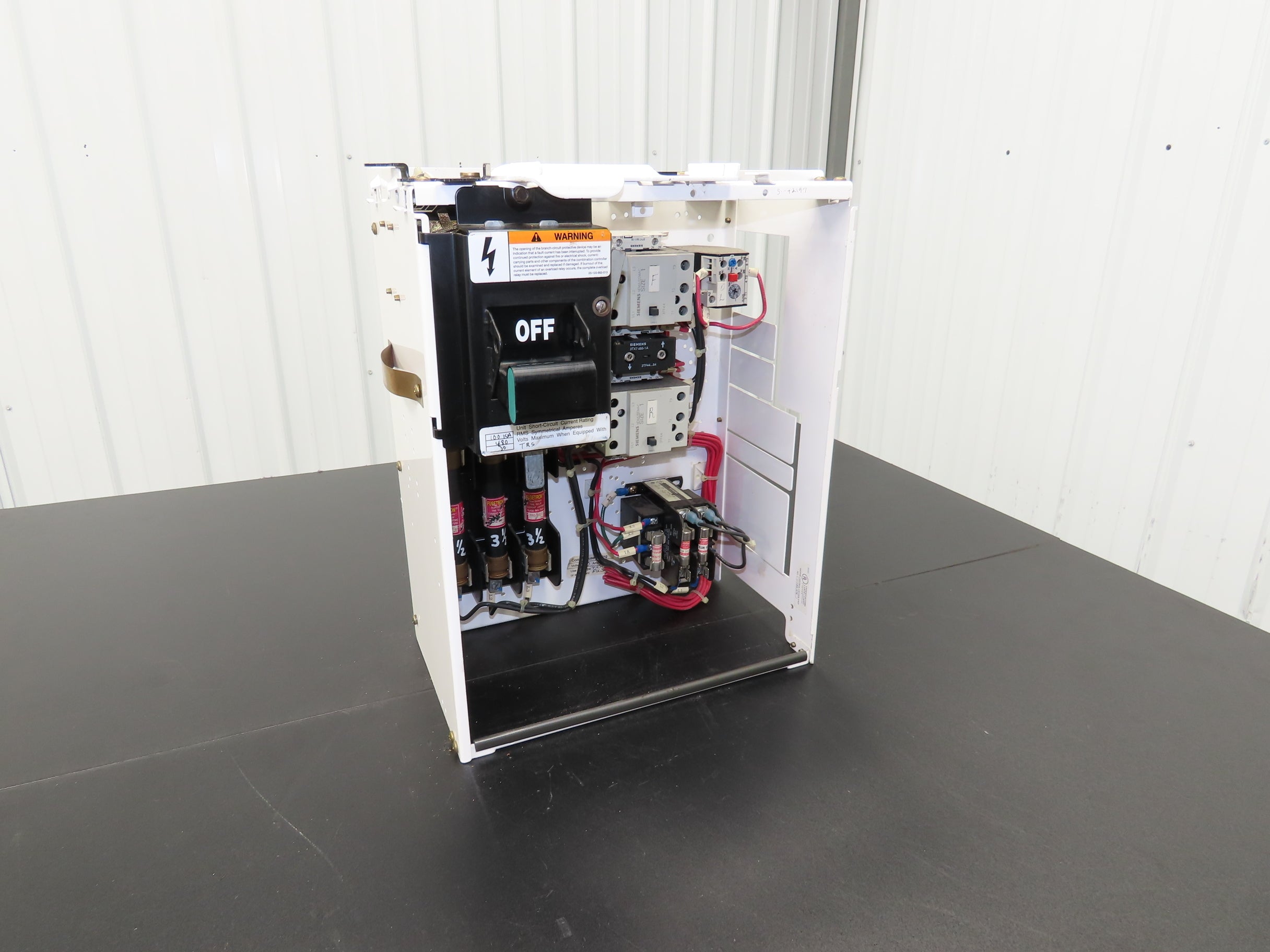 Siemens Combination Bucket Reversing Motor Starter MCC Fused 10Hp 600V ...
