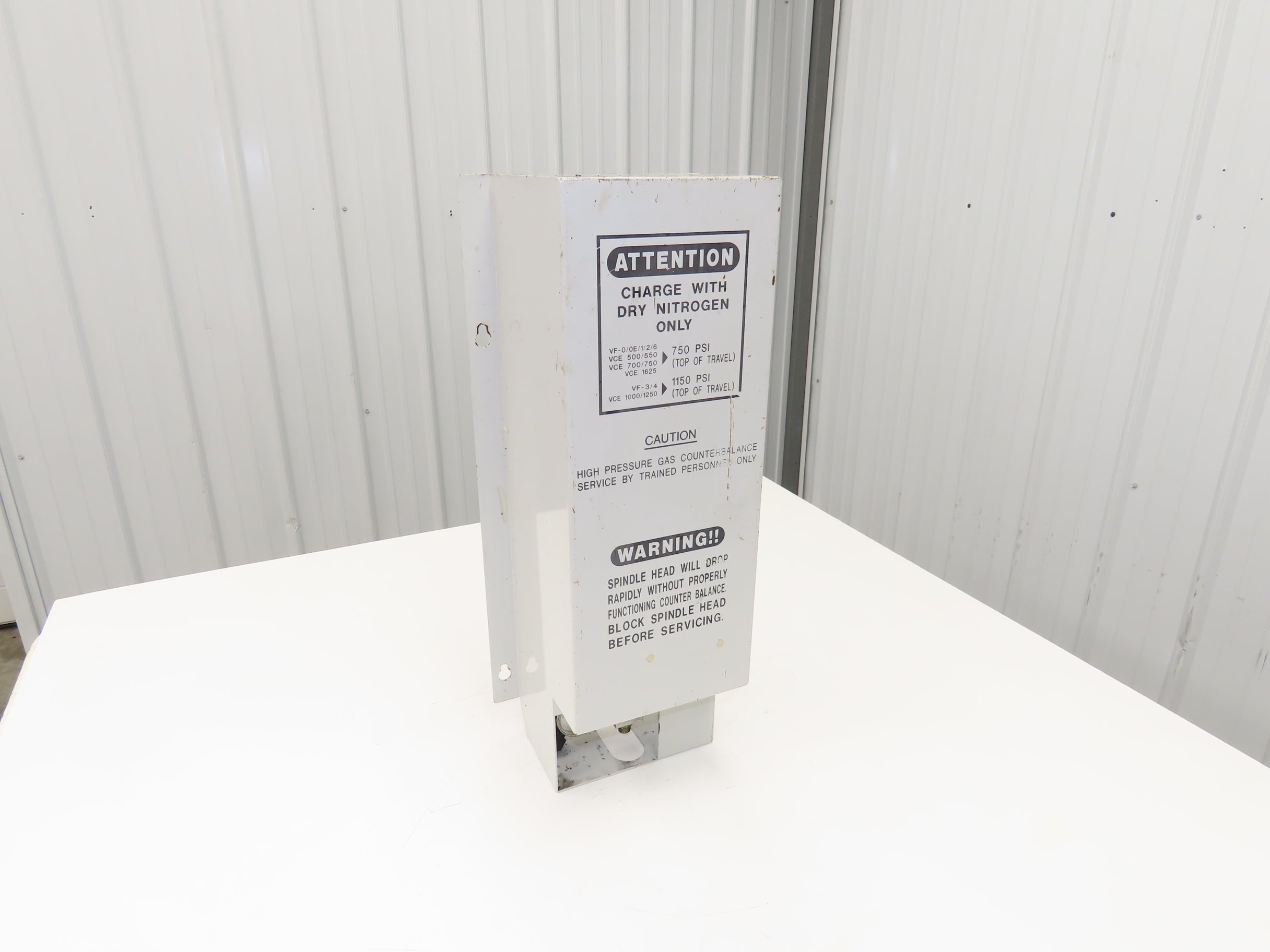 Haas VF-2 CNC Spindle Counterbalance Nitrogen Cylinder With Housing ...