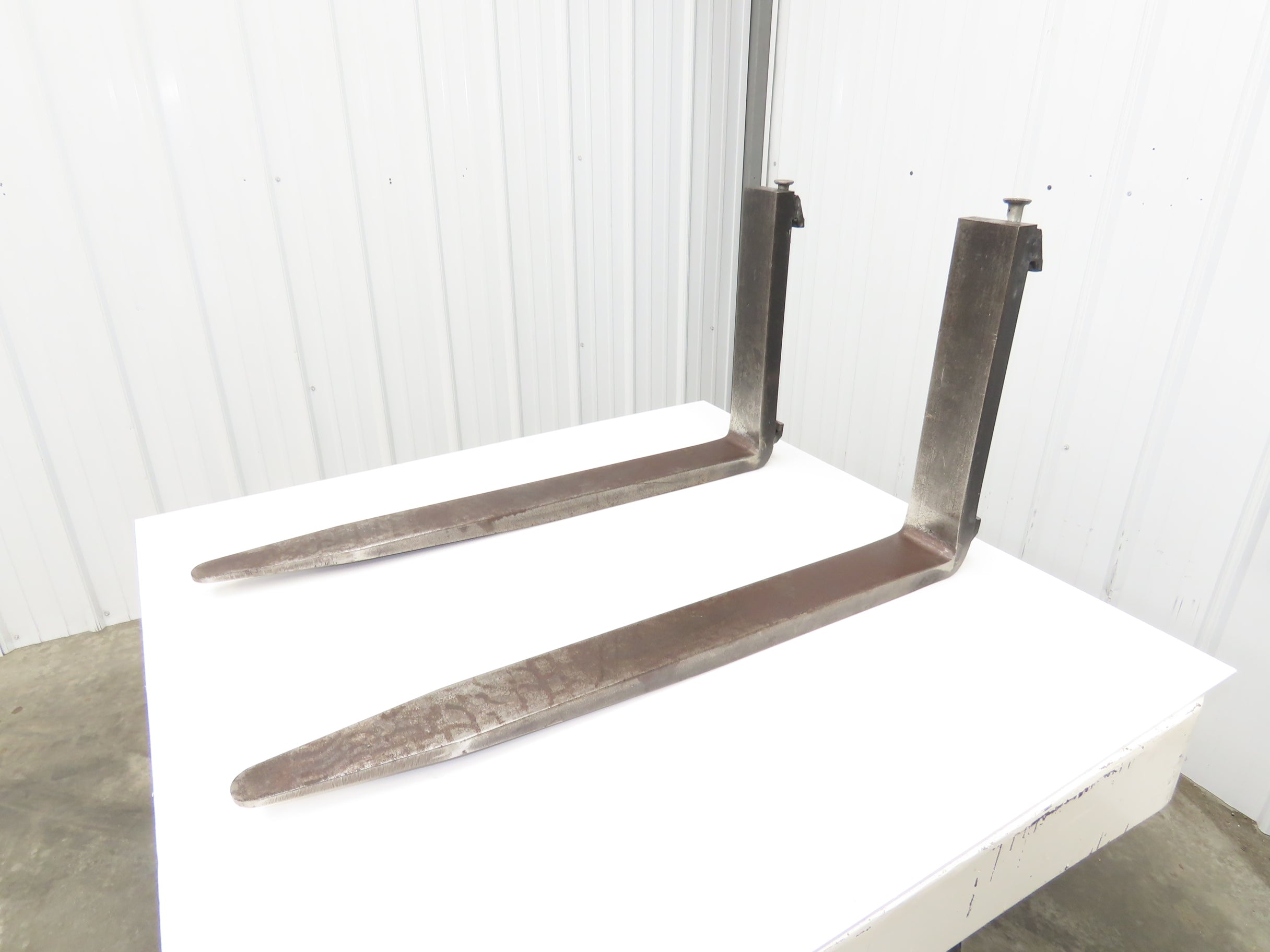 Cascade 7000025 4x42" Class 2 Steel Forklift Forks 16" Carriage 1-Pair ...