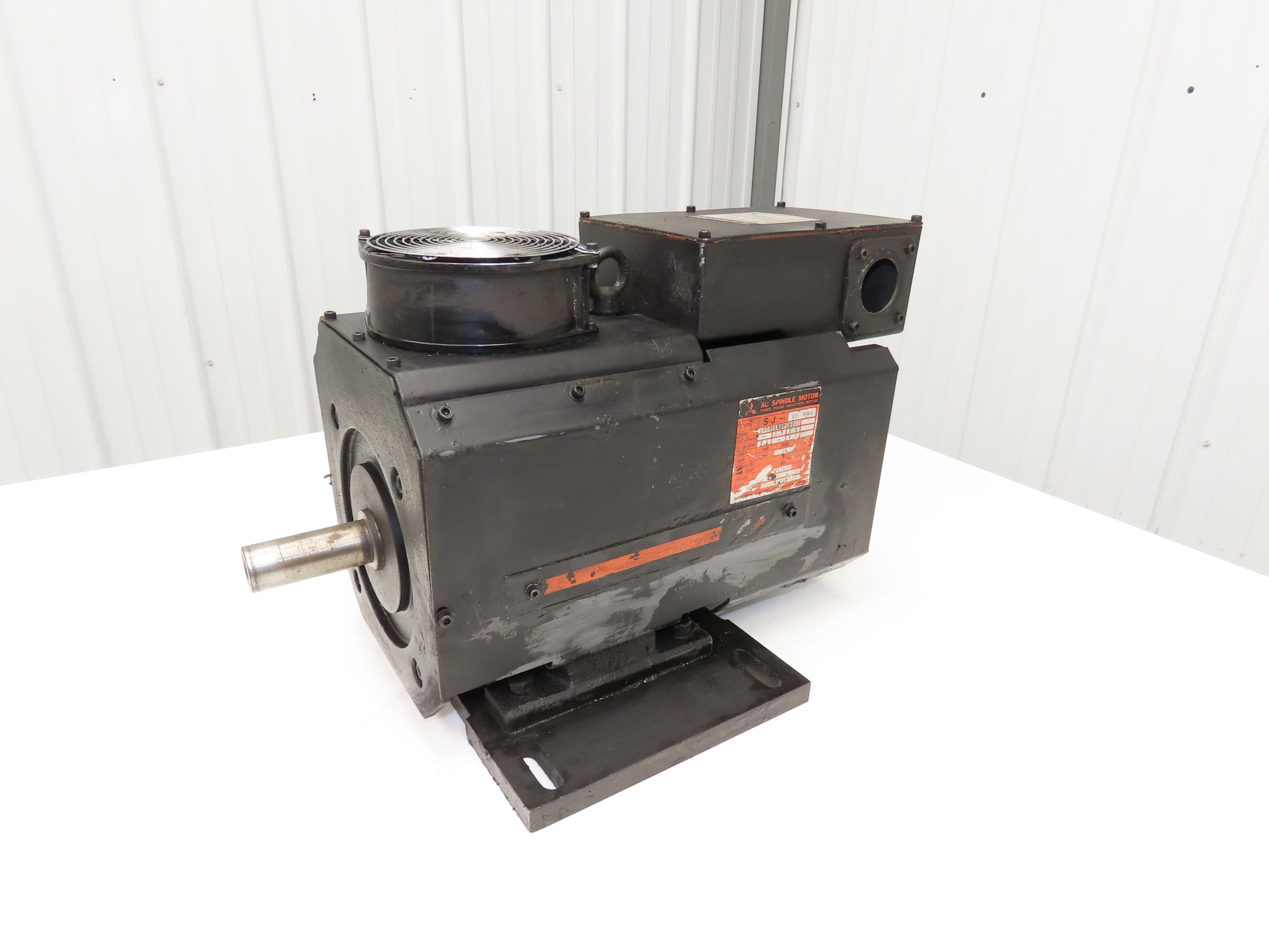 Mitsubishi SJ-11 A W5 Three Phase Spindle Motor B112MU Frame 5.5kW 800 ...