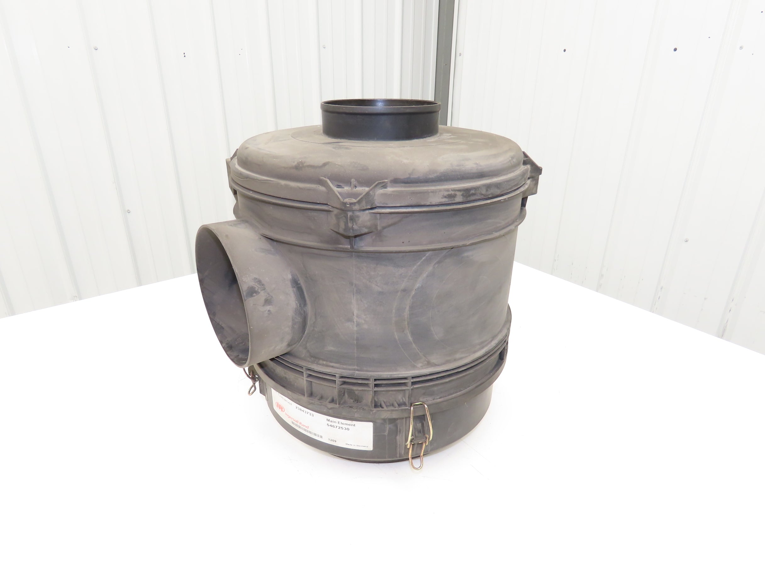 Ingersol Rand Air Compressor Air Filter Housing R150TU Model 5x6" Inle ...