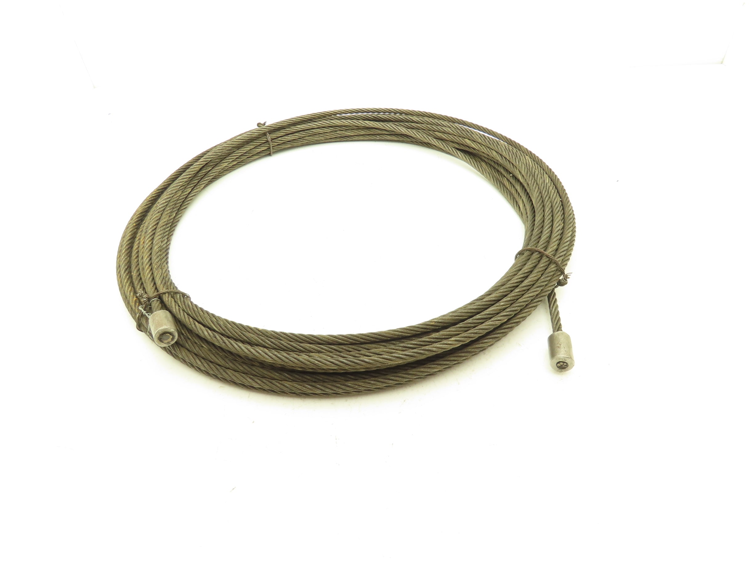 Wireco 5/16"x 80' Steel Wire Rope Crane Hoist Winch Lifting Cable ...