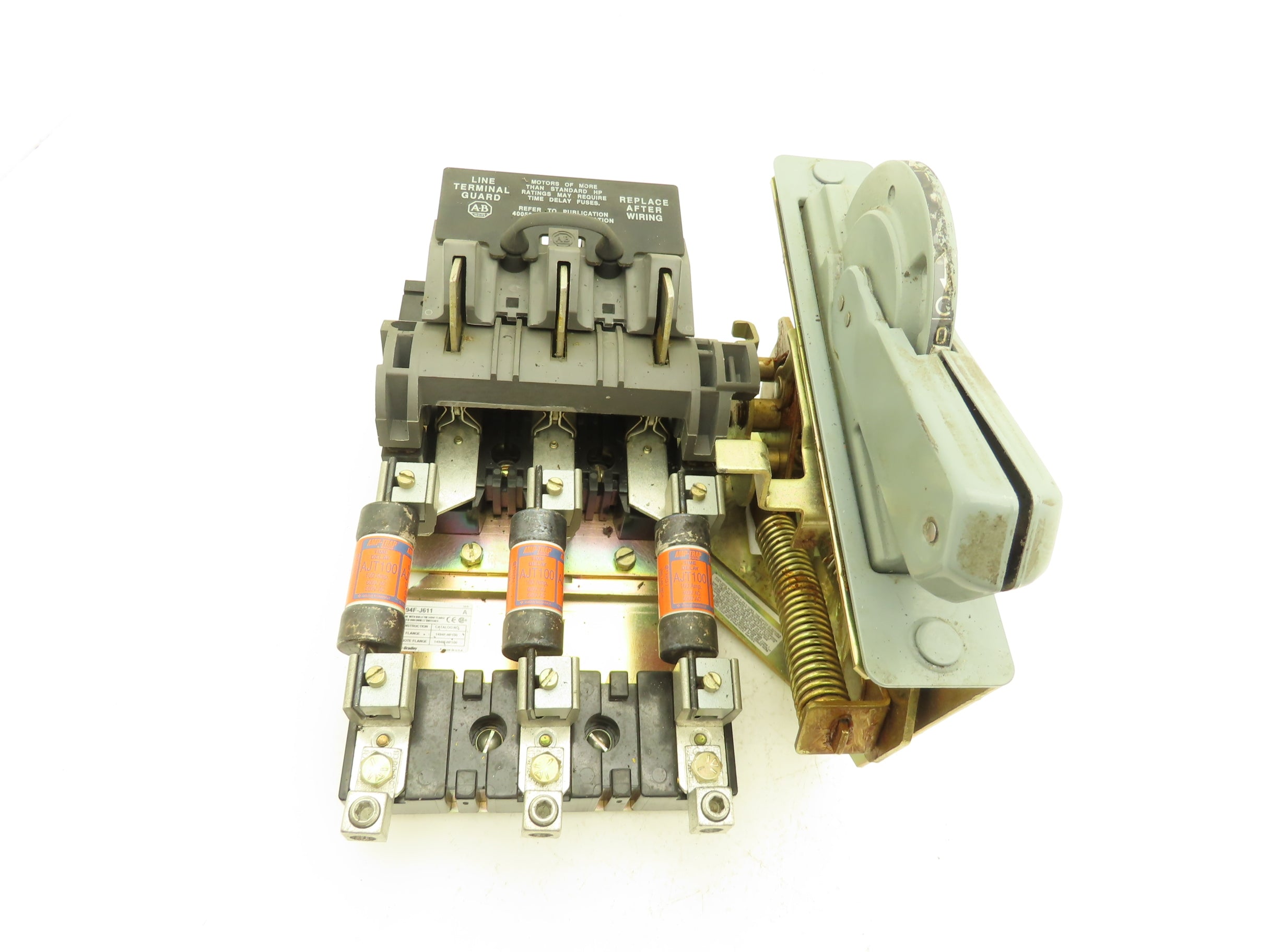 Allen Bradley 1494F-NF100 Fixed Depth Disconnect Switch 100A 600V 7" D ...