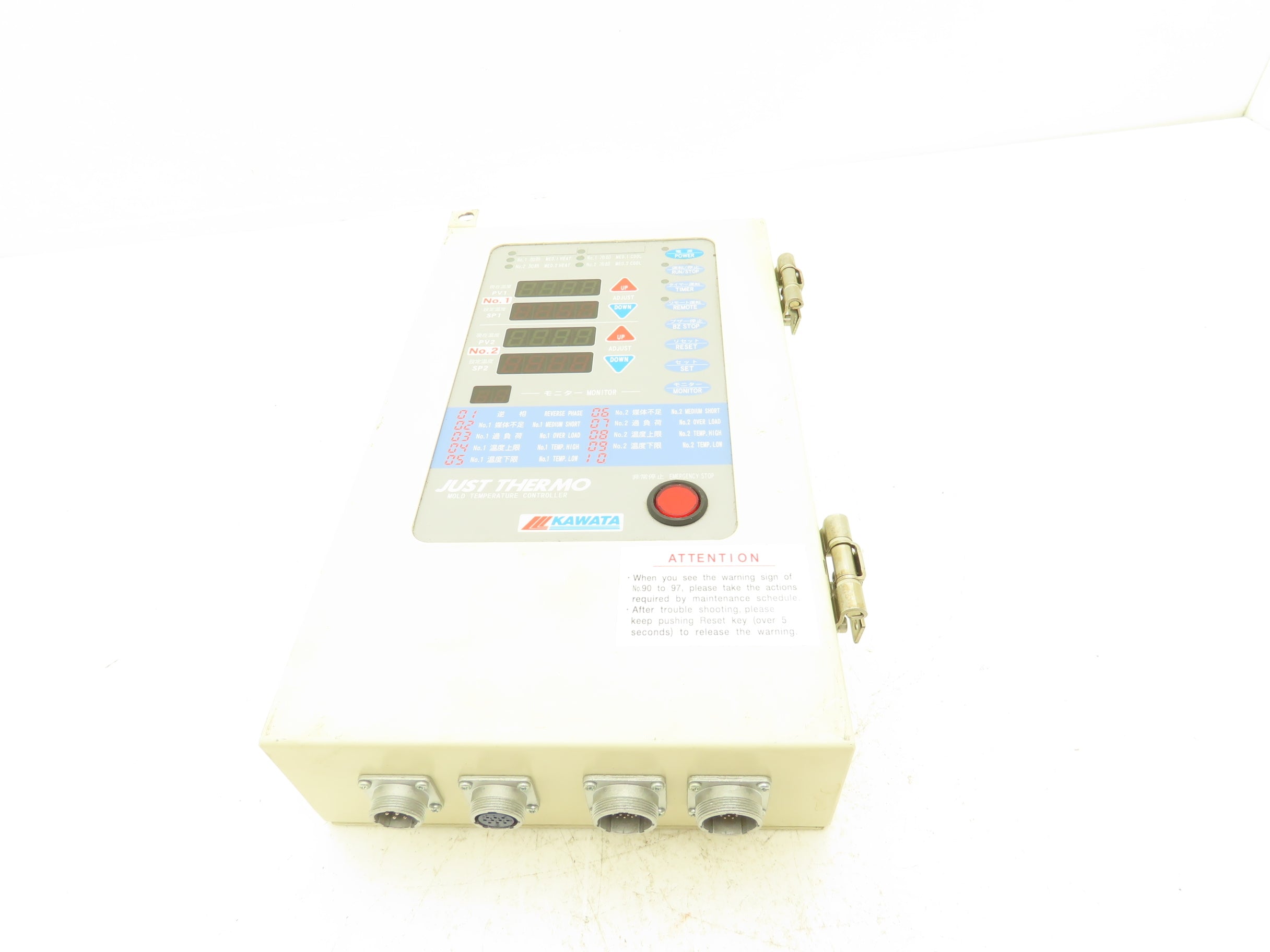 Kawata Just thermo Mold Temperature Controller Yamatake PMC4A0KT2000 2 ...
