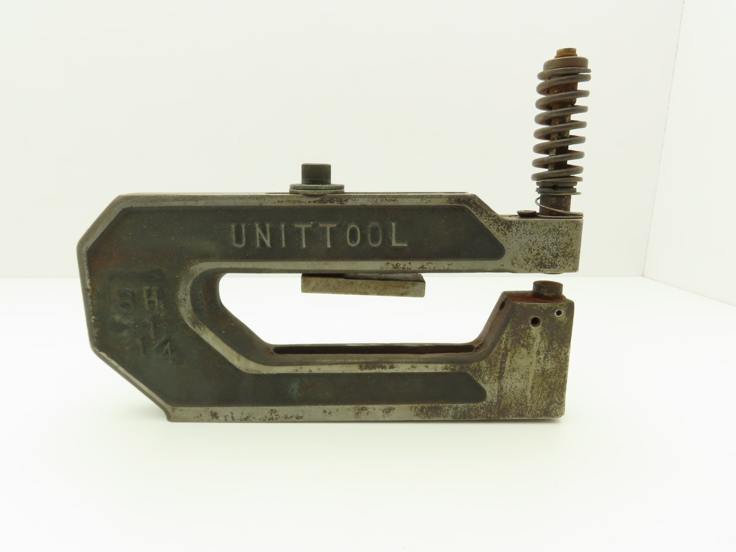 Unipunch 8H 1-1/4 Press Brake Punch C Frame 1/4" Circle 8" Throat 1-1 ...
