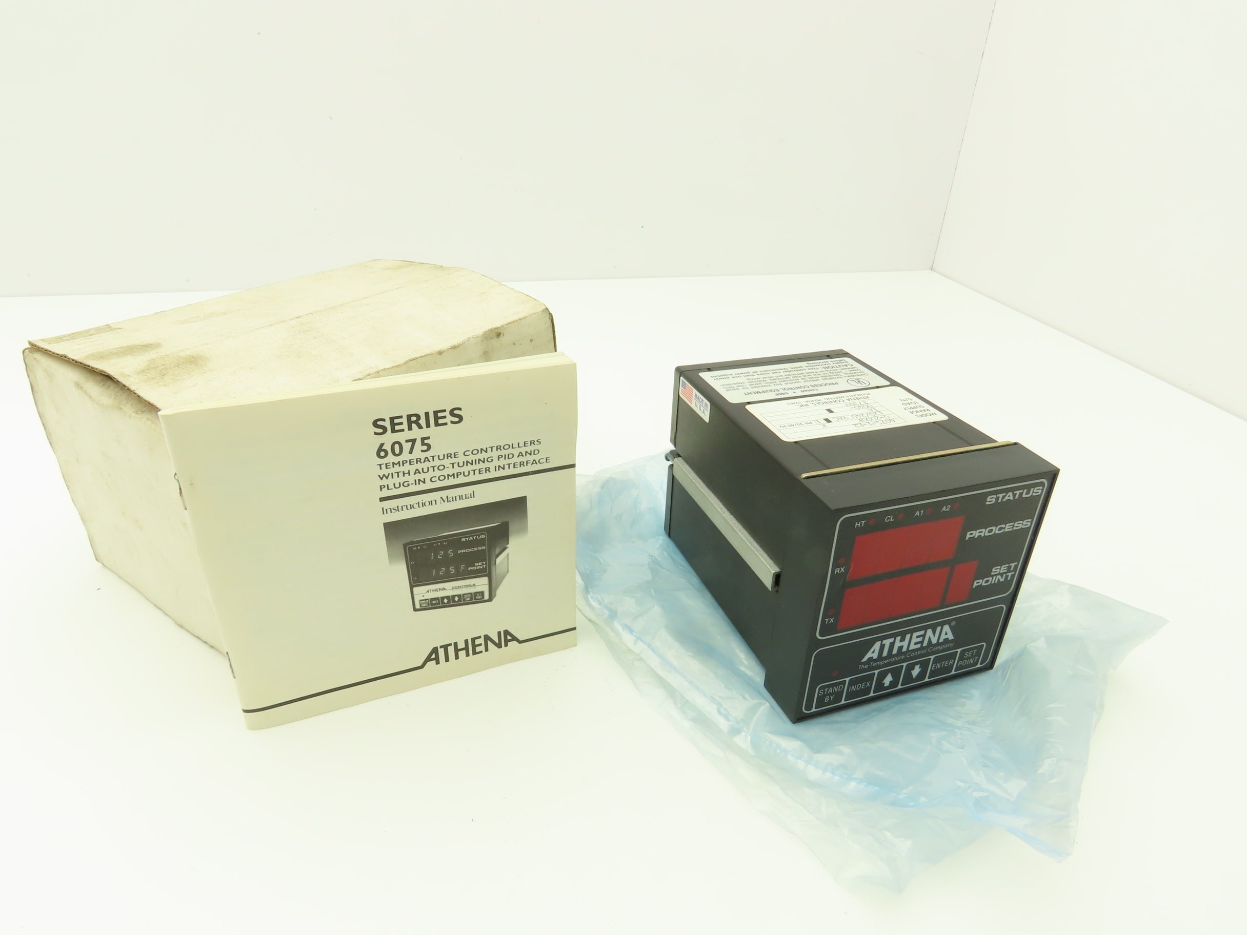 Athena Controls 6075-T-E2 Digital Temperature Controller Module 120-24 ...