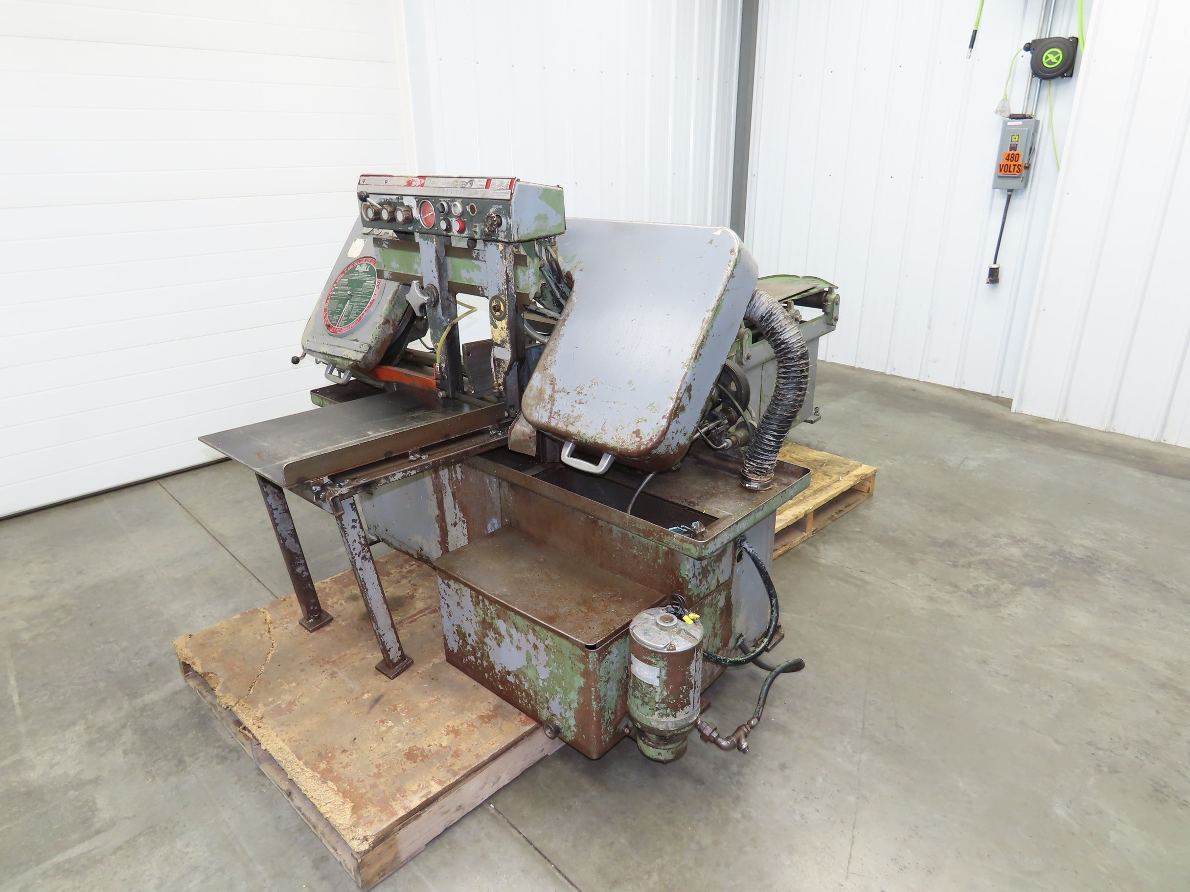Doall C58 Horizontal Metal Band Saw 12" X 18" 550v 3ph Vise Table Feed ...