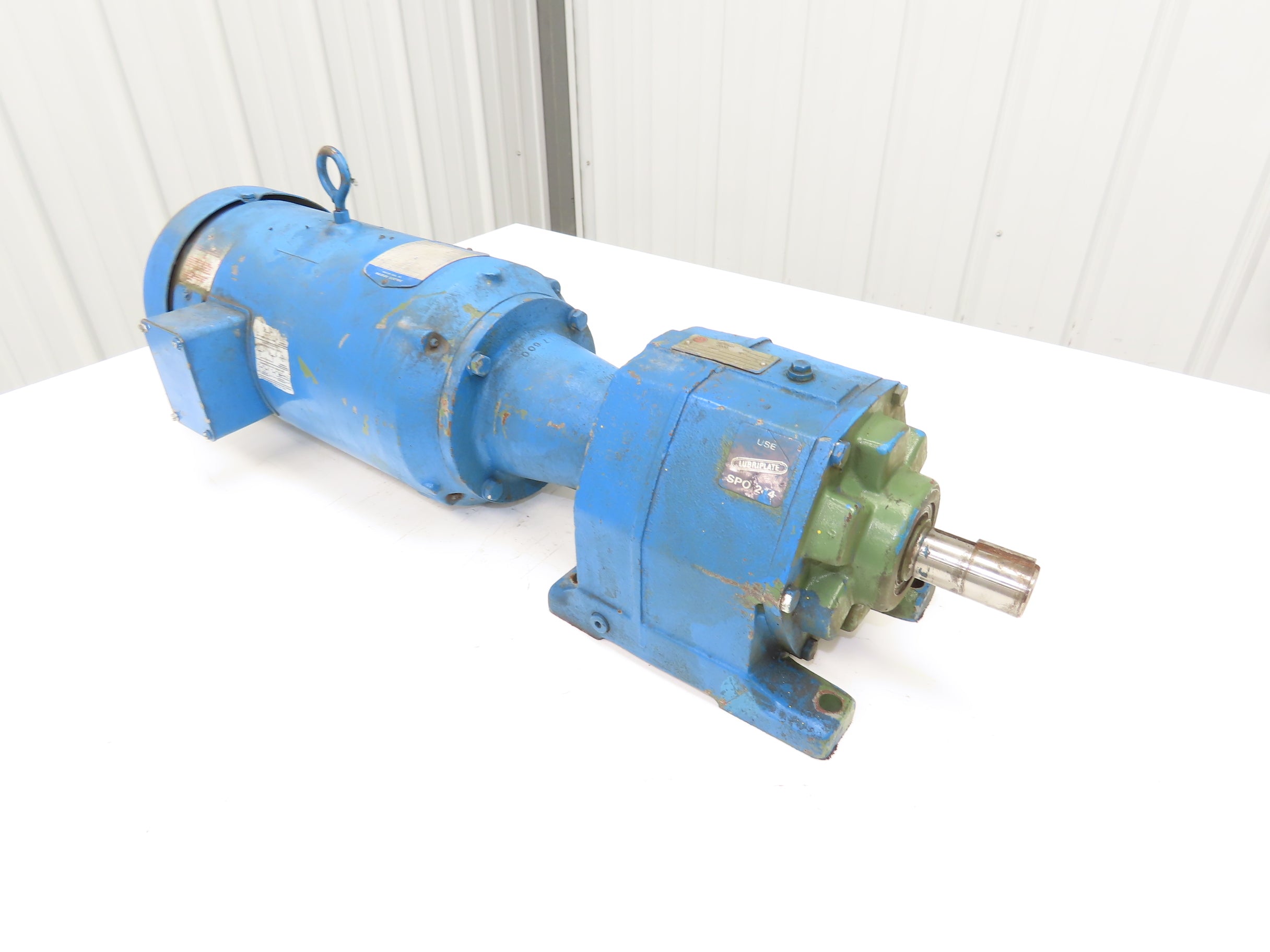 US Motors CBN2203SB3 Inline Gear Motor 31.5:1 Ratio 2Hp 55RPM 180V DC ...