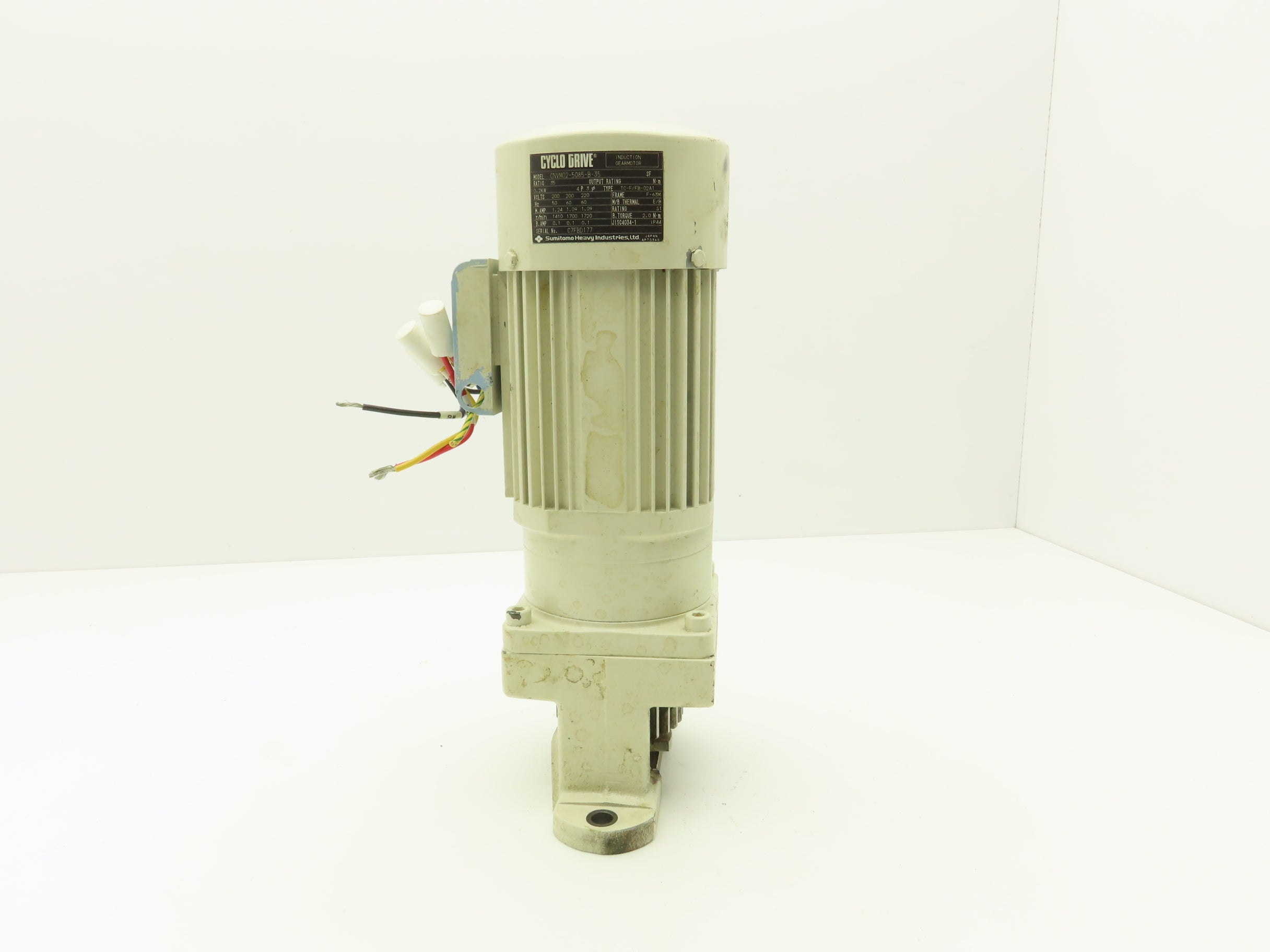 Sumitomo SM-Cyclo CNVM02-5085-B-35 Cyclo Induction Gearmotor 49rpm 35 ...