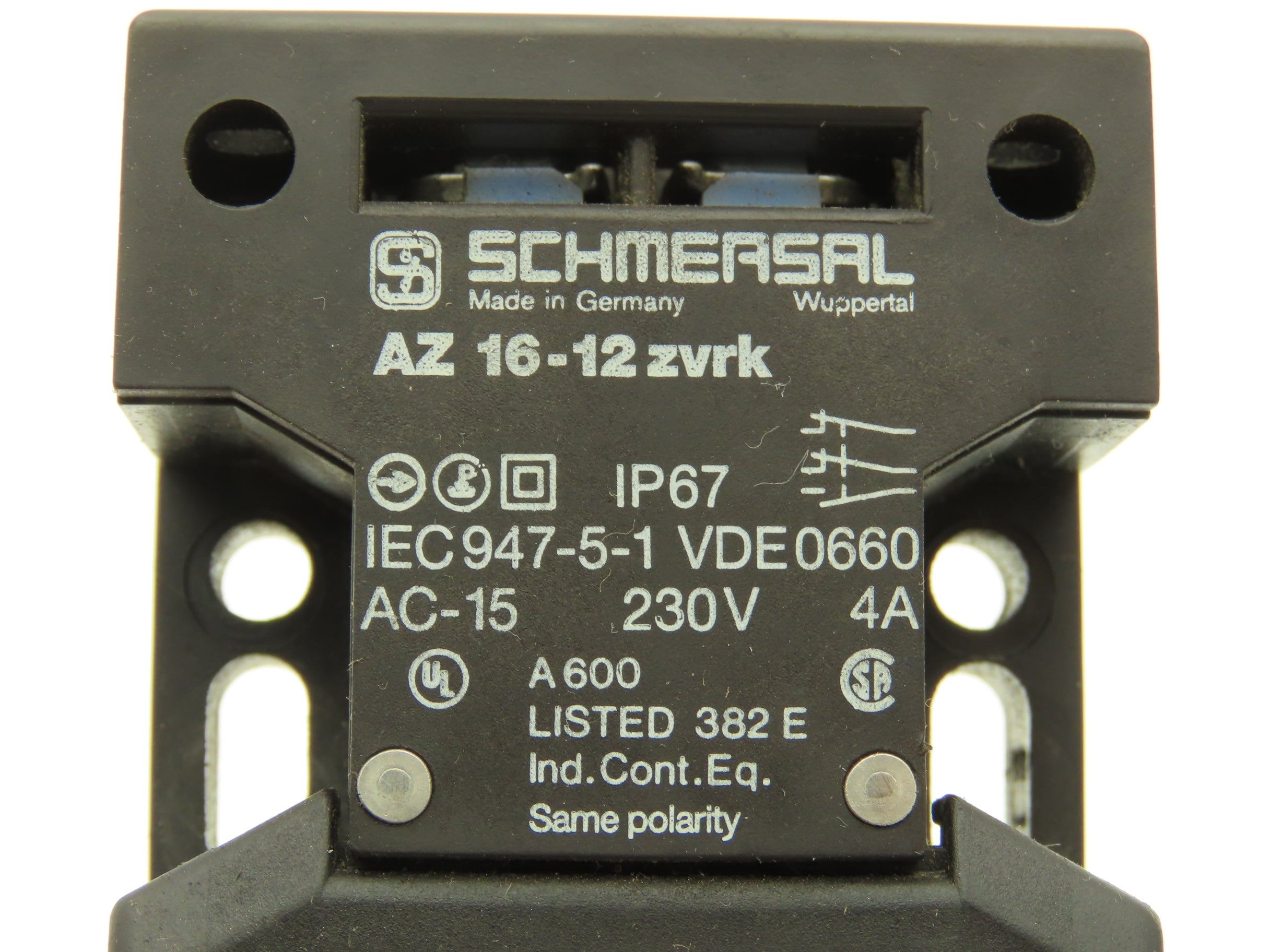 Schmersal AZ16-12ZVRK Safety Interlock Switch 1/NO 2/NC Contacts Lot o ...