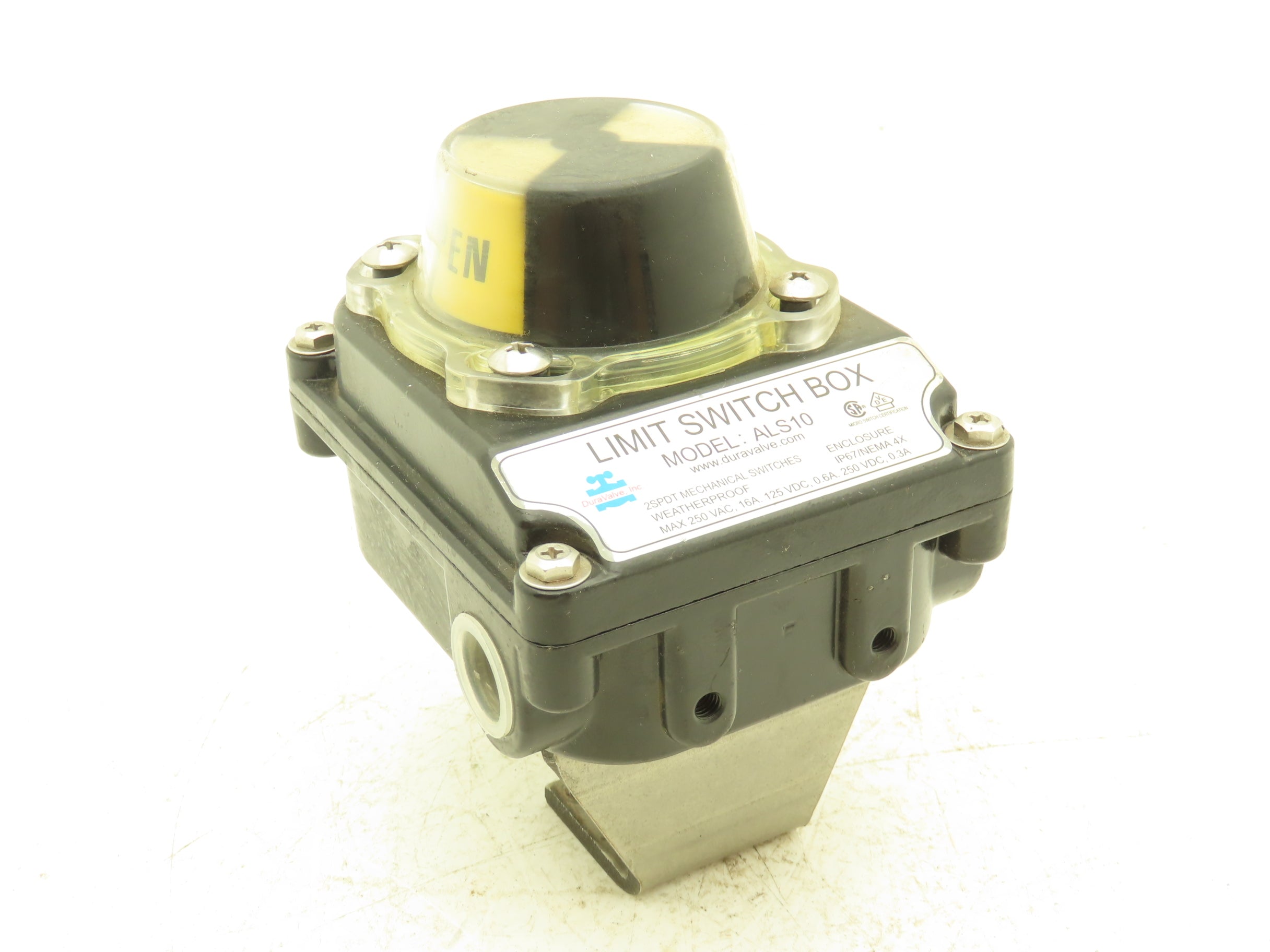 Duravalve ALS10 Weather Proof Limit Switch Box Valve Position Indicato ...