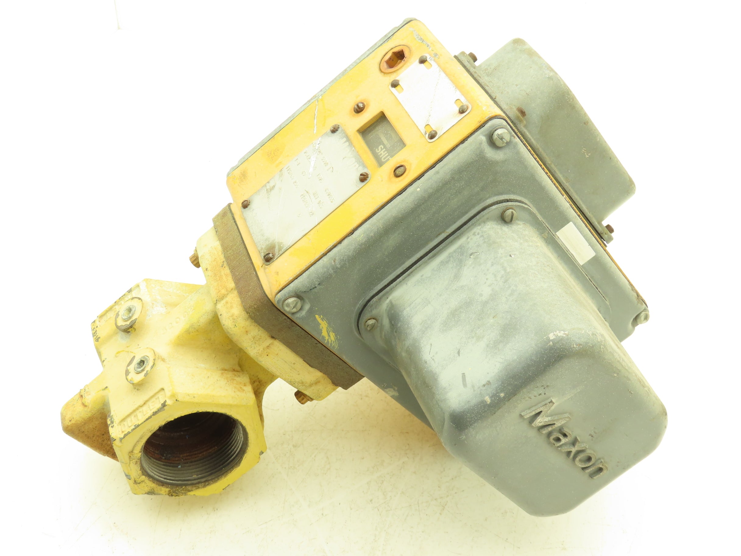 Maxon 2-1/2" 5000-1 Natural Gas Shut Off Valve 2.5"NPT 40PSI 115V ...