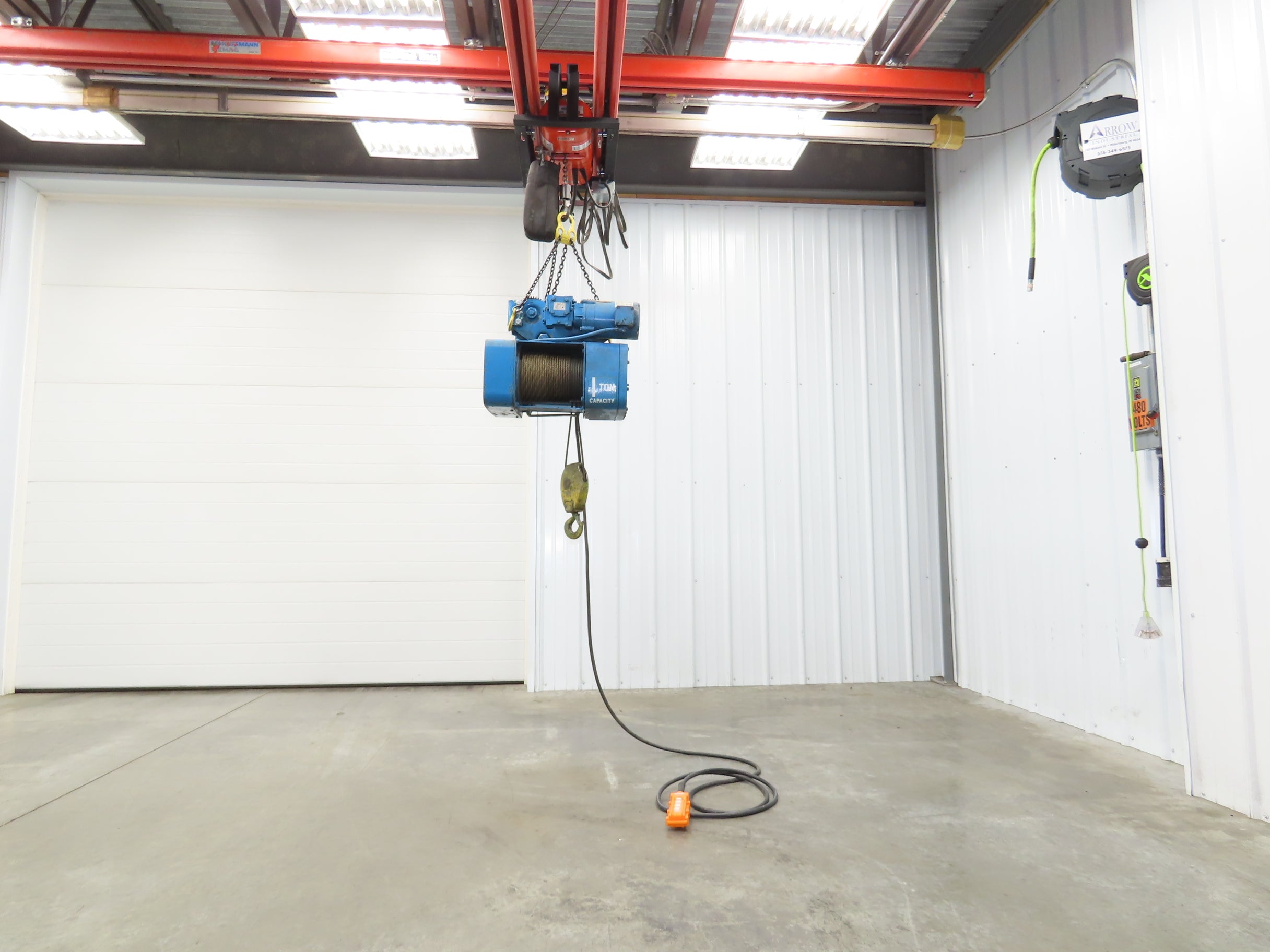 Shaw-Box 80L02025S16 Yale LiftTech Electric Cable Hoist 1 Ton 20' Lift ...