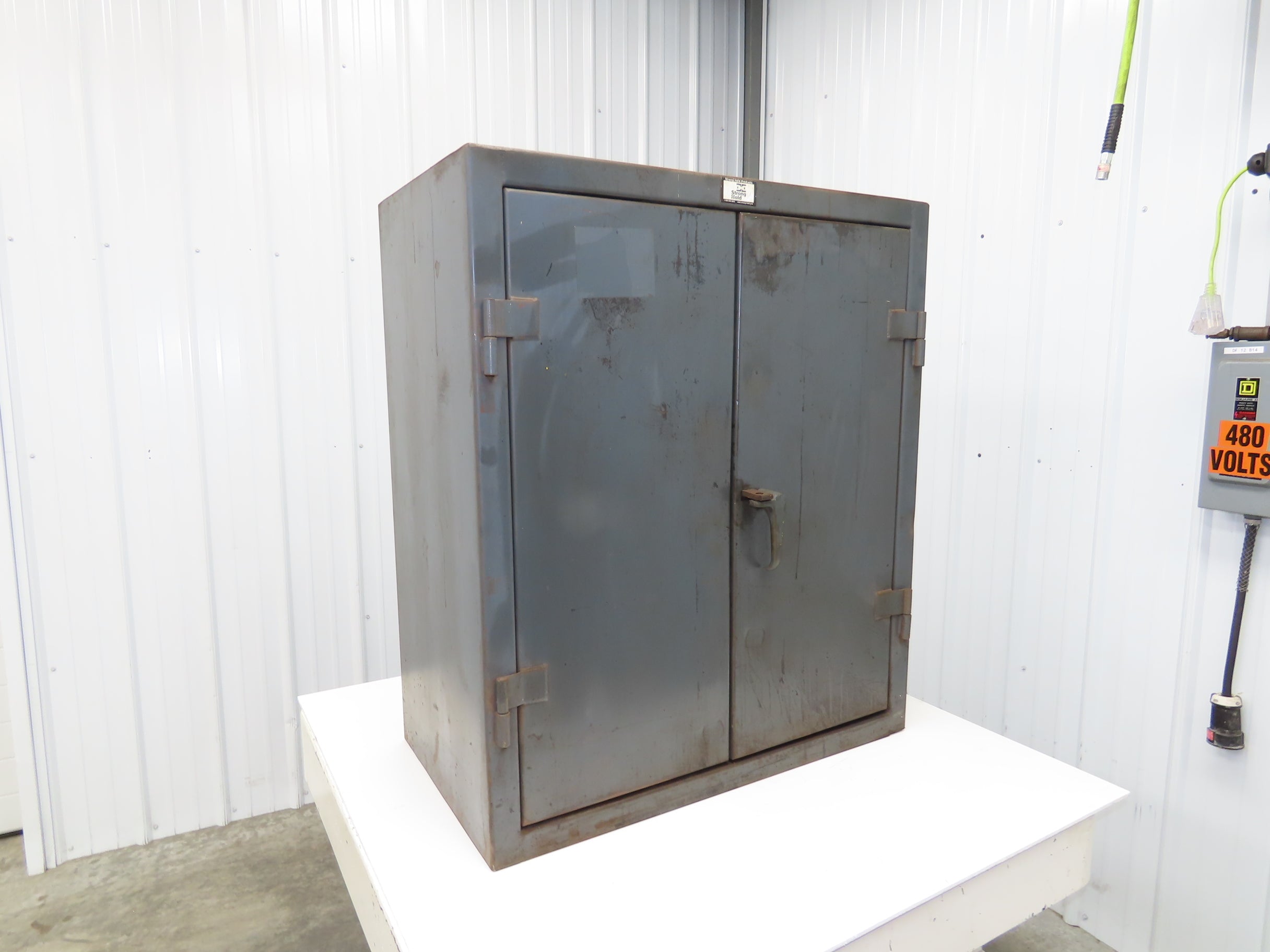 Strong Hold Extreme Duty 12 GA Counter-Height Cabinet 2 Shelf 36x20x42 ...