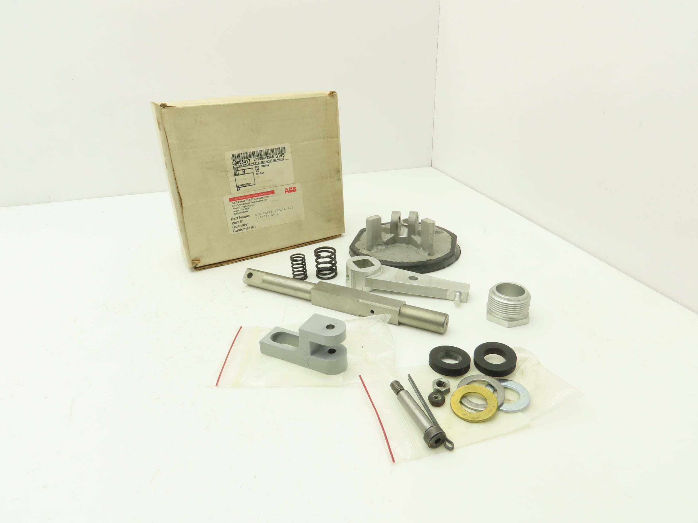 ABB Power T & D Co 72A4824 GR 2 Oil Valve Seal Repair Kit 5-5/8" Diame ...