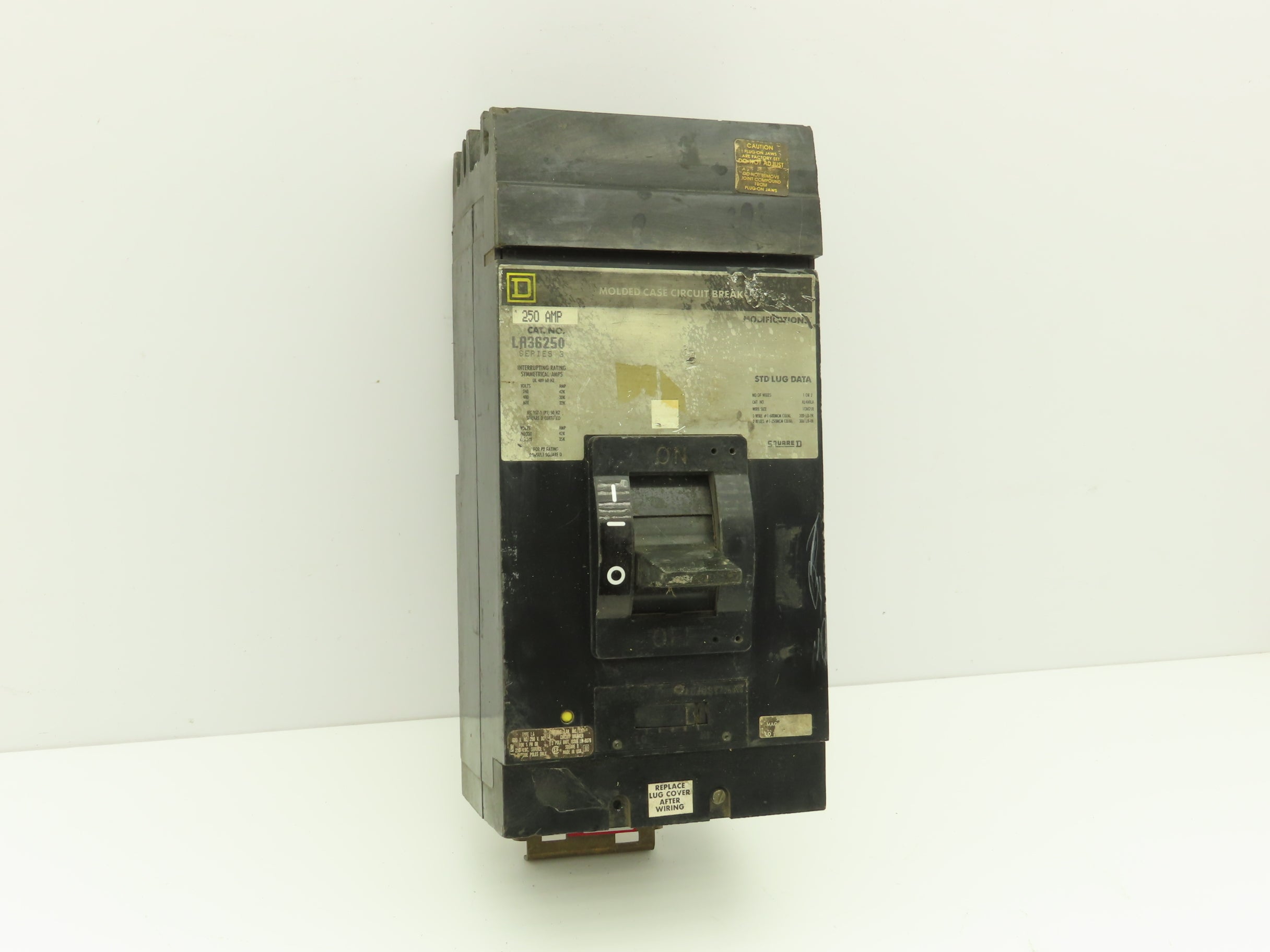 Square D LA36250 I-Line Circuit Breaker 250A 600V 3 Pole Series 3 Gray ...