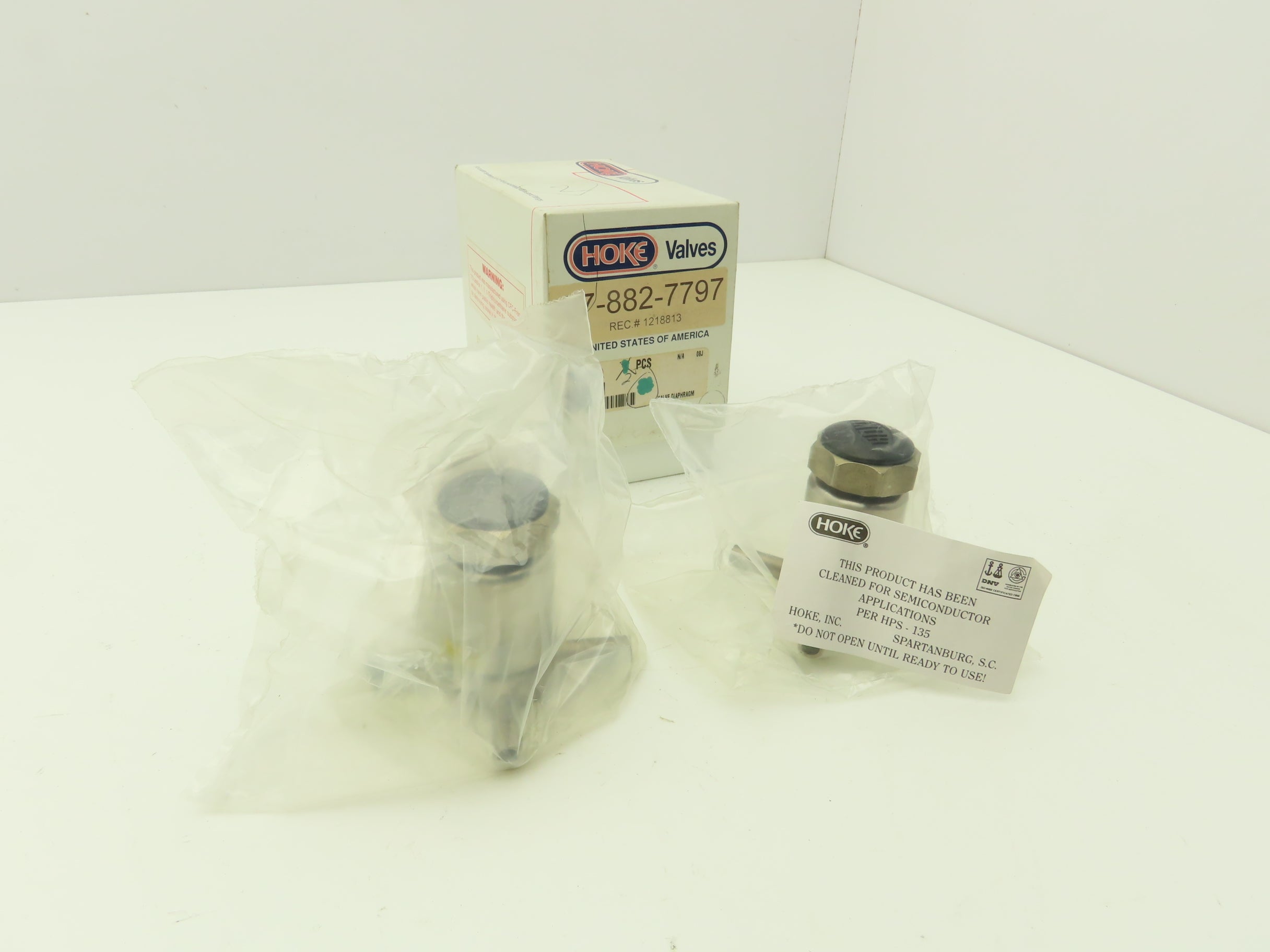 Hoke Valves 4688N4M Stainless 3-Port Diaphragm Valve 300psi Lot of 2 ...
