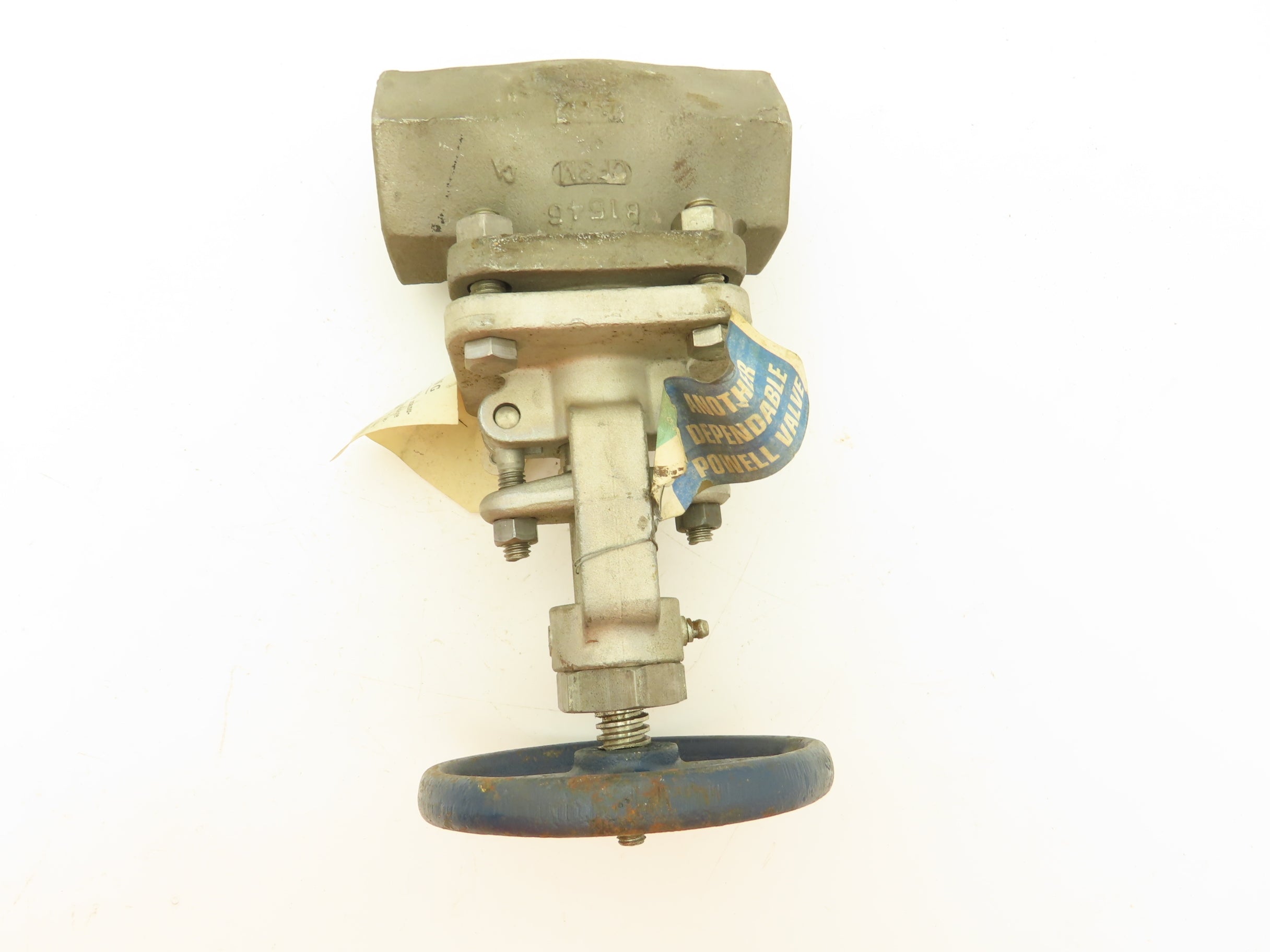 Powell 2474 Stainless Globe Valve 1-1/2" Socket Weld 200 WOG Rising St ...