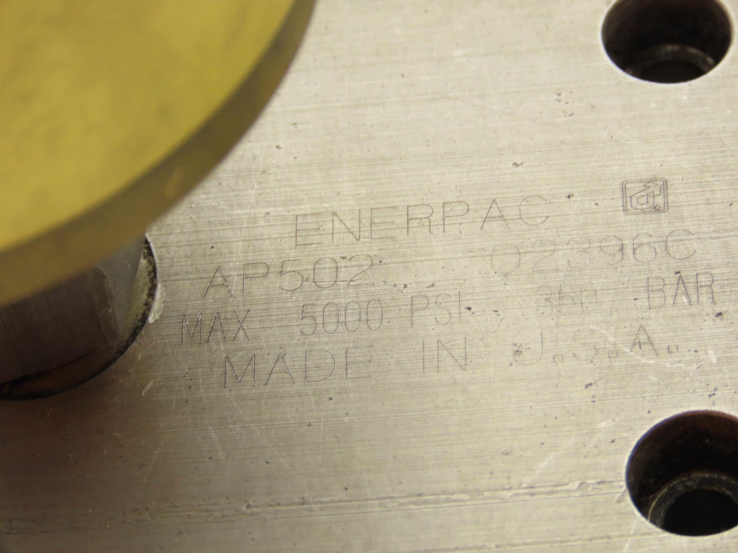 Enerpac AP502 Hydraulic Accumulator Valve 5000PSI W/Accumulator WA502 ...