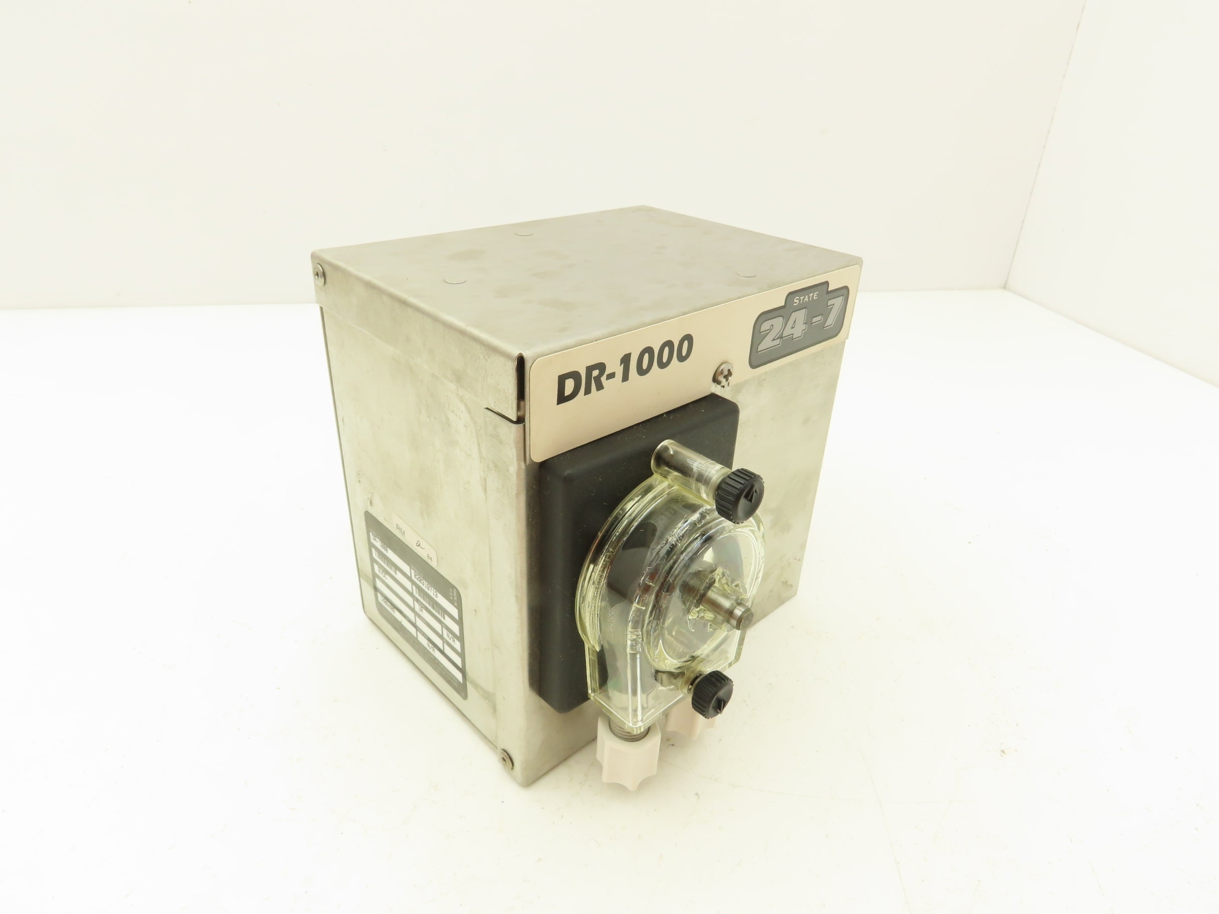 State Chemical DR-1000 Metering Pump 24-7 Type Stainless Housing 6VDC ...
