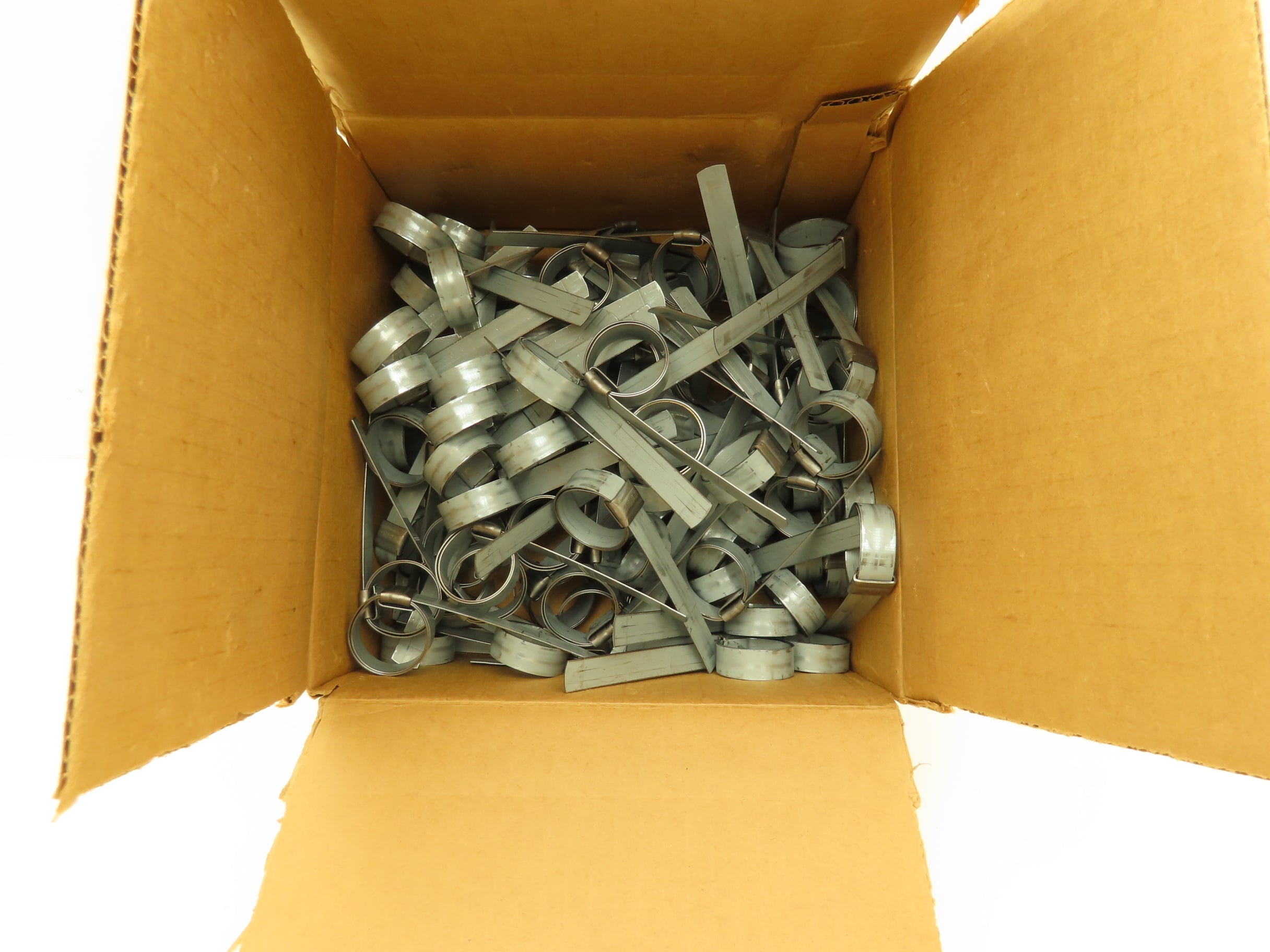 Band-It Idex J303 Galvanized Carbon Steel Clamps Box of 100 Clamps ...