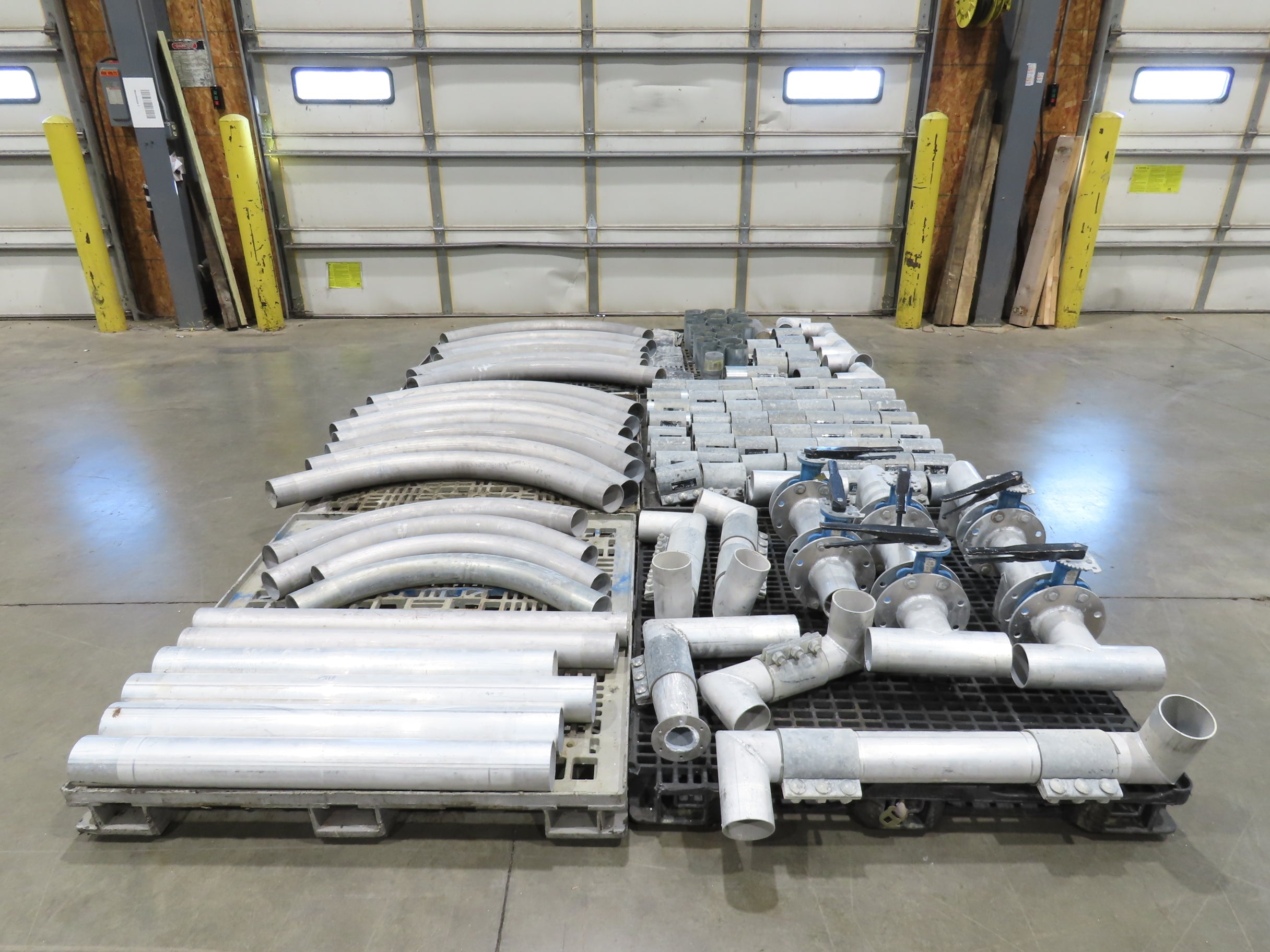 Nucon 3.5" Pipe Pneumatic Dry Material Conveying 90°Elbows Morris Coup ...