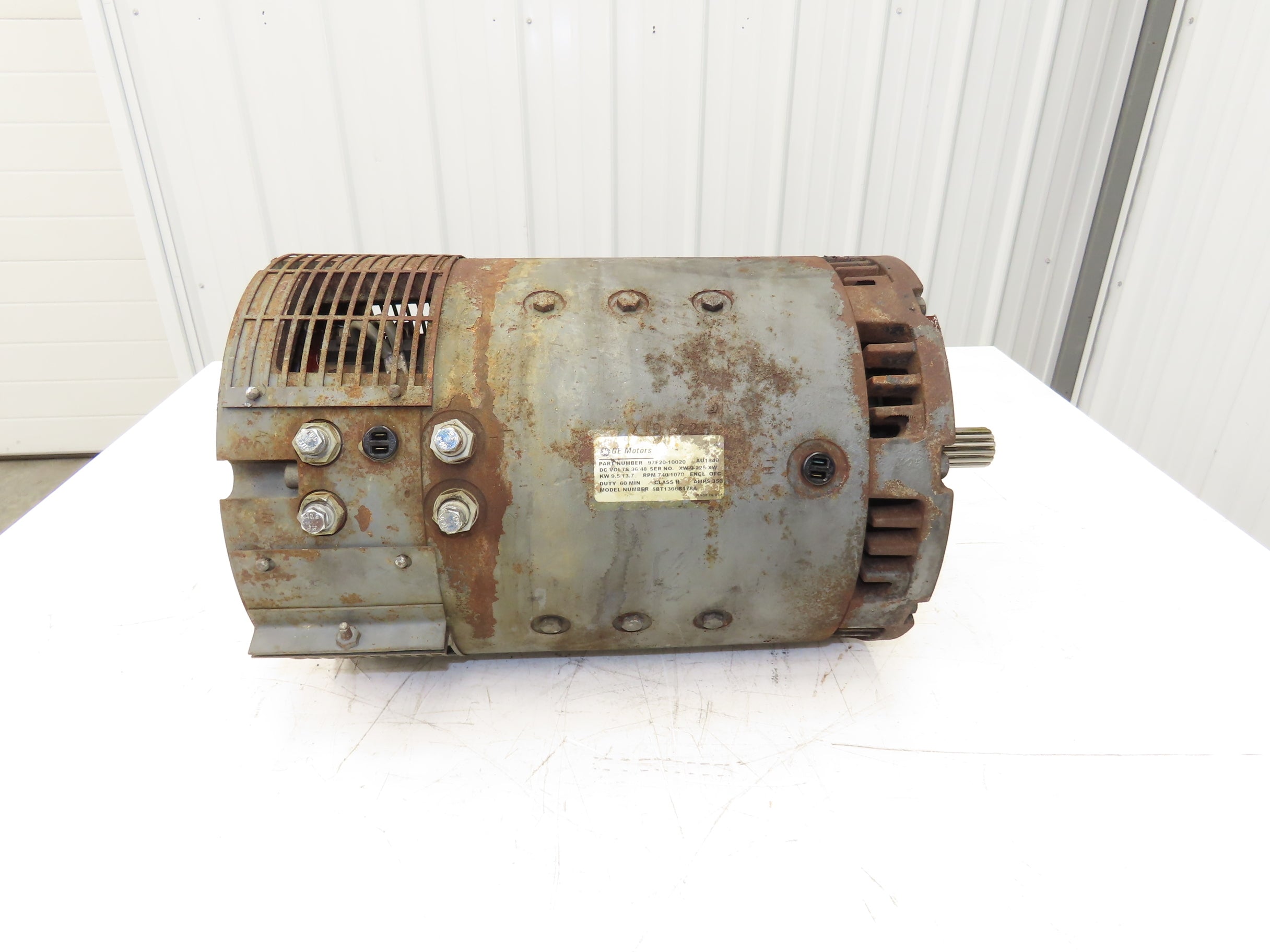 Caterpillar GE 5BT1366B178A Electric Forklift Traction Motor 36/48VDC ...