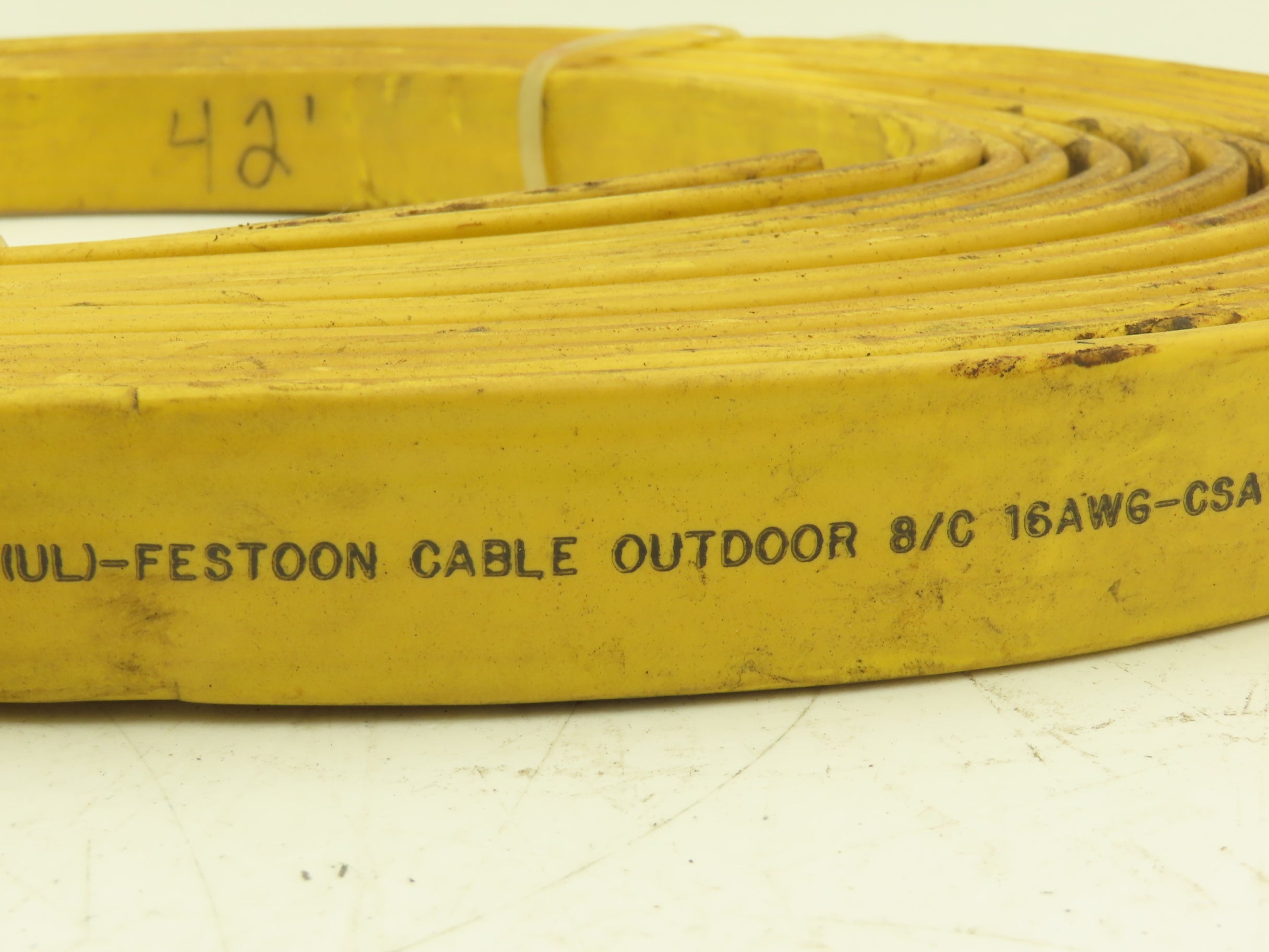 Festoon Cable Outdoor E-24573 Multi-Conductor Flat Cable 8 Wire 16AWG ...