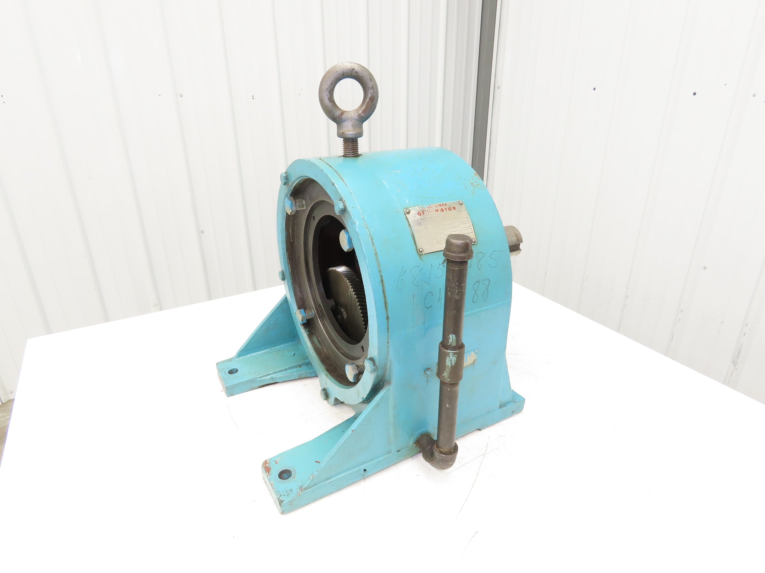 Reliance Electric DD2L Inline Gearmotor Gearbox 20.9 Ratio 2-5/8" Shaf ...