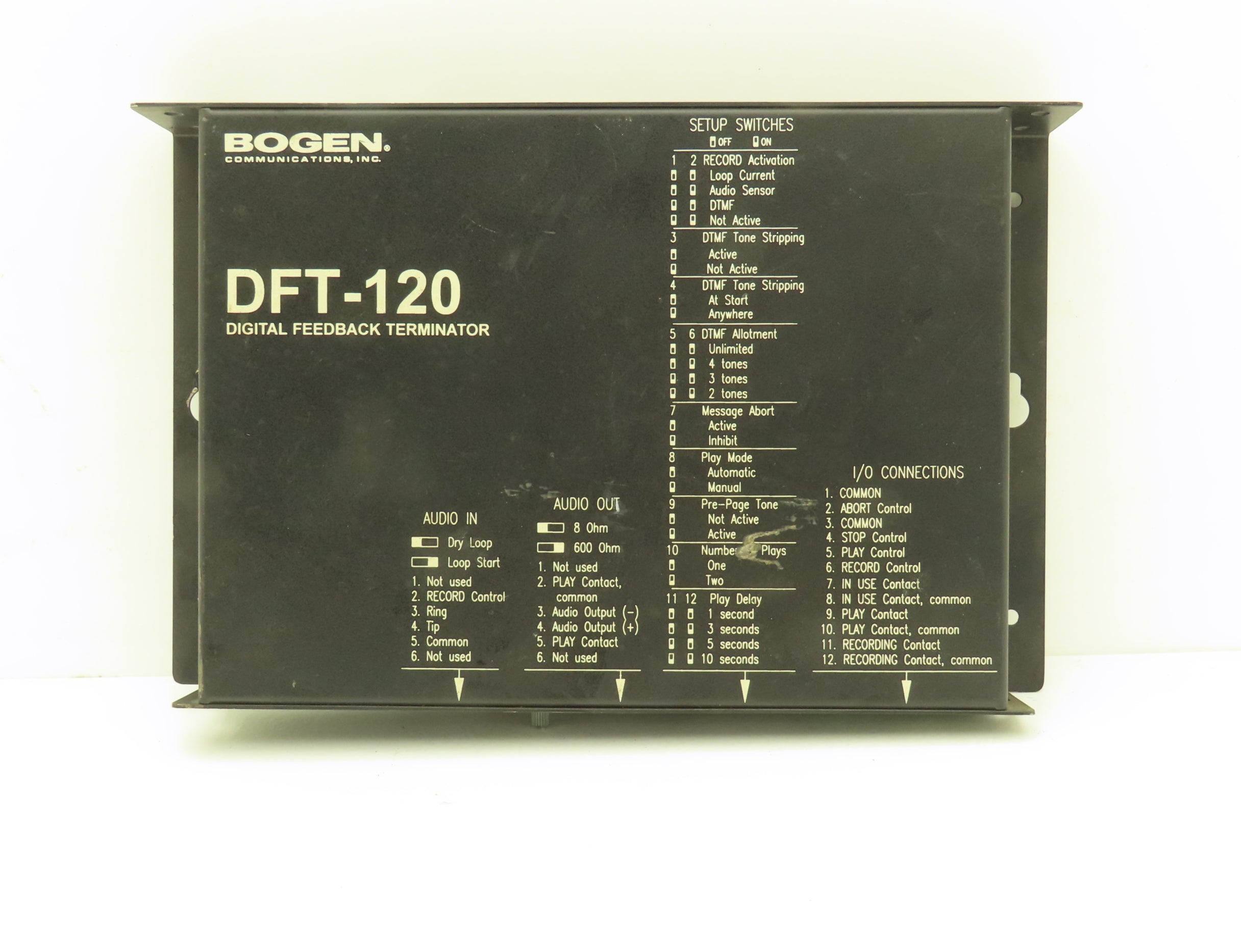 Bogen DFT-120 Ethernet Digital I/O Module 12VDC – ARROW INDUSTRIAL SALES