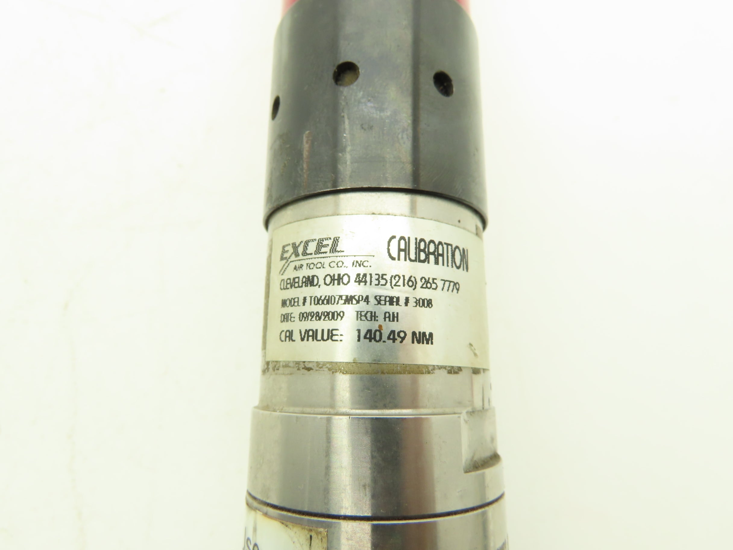 Excel Air Tool T0661075MSP4 Servo Nutrunner Inline Tool 1/2" Chuck 41N ...