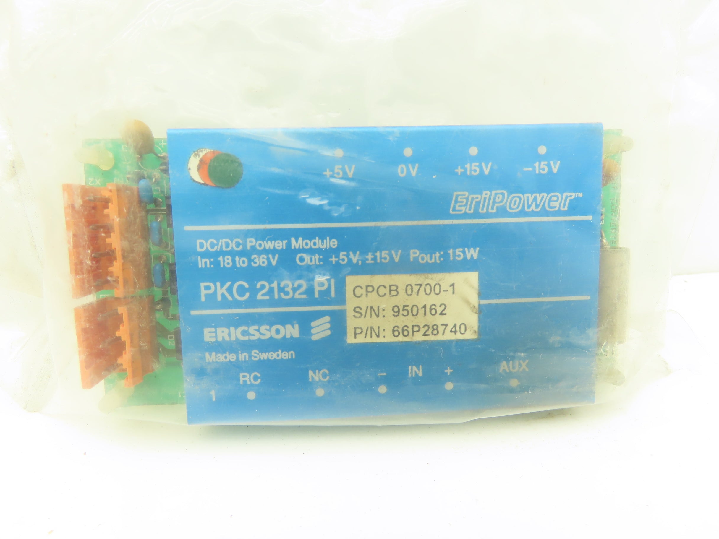 Ericsson PKC 2132 PI EriPower DC/DC Power Supply Module 18-36V Input 5 ...