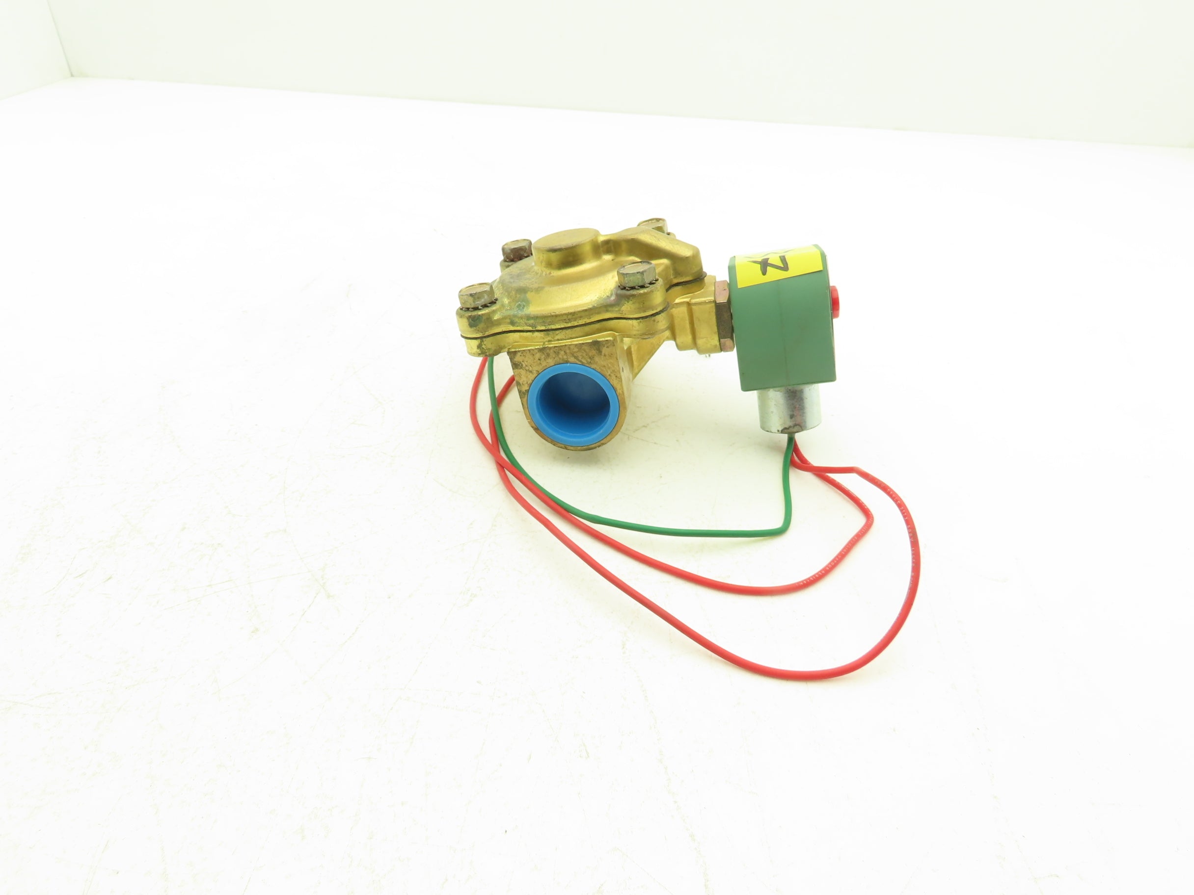 Asco 8210G4 Brass Solenoid Valve 2-Way 1"NPT 120VAC Normally Closed 5 ...