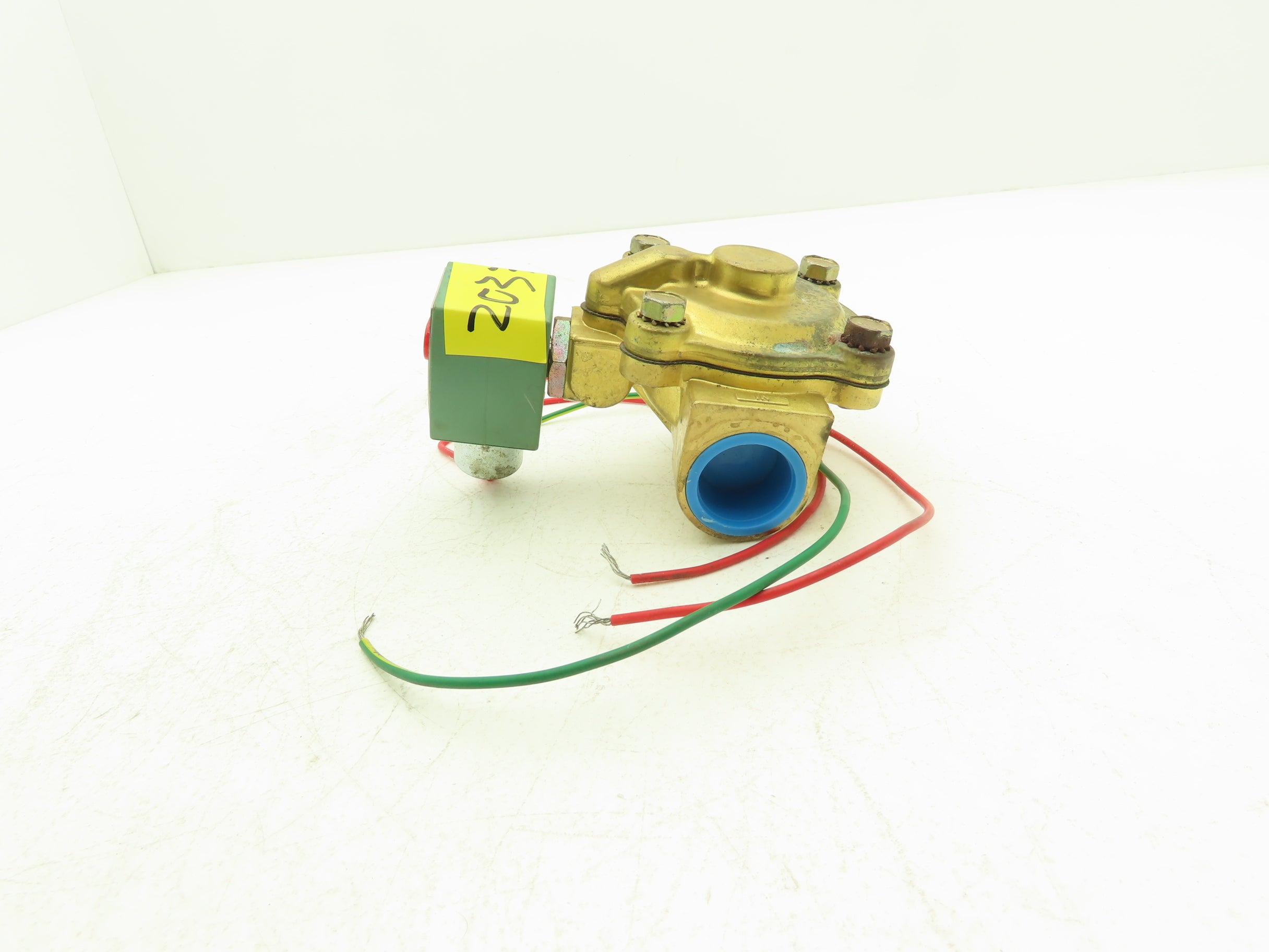 Asco 8210G4 Brass Solenoid Valve 2-Way 1"NPT 120VAC Normally Closed 5 ...