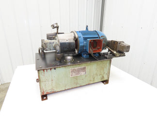 Vickers V101P4P1A20 Hydraulic Power Unit 12 Gal 4gpm 2500psi 3Hp 230/4 ...