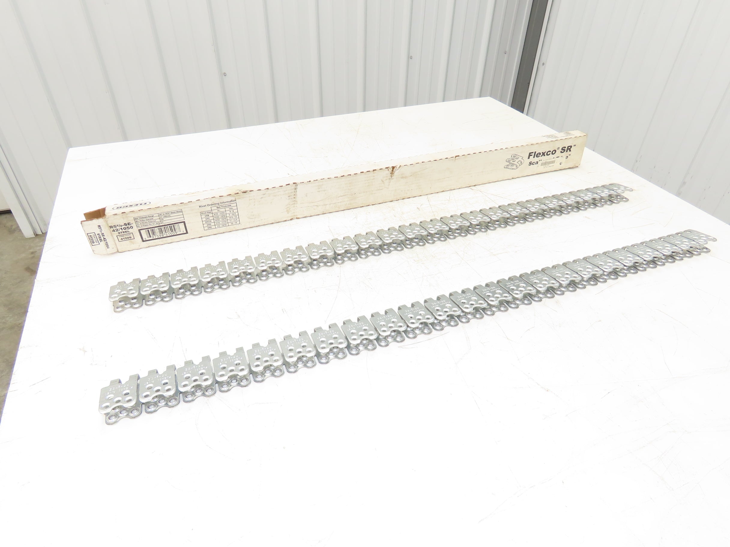 Flexco 41509 Mechanical Fastener Strips for Conveyor 3/8"-19/32" Thick ...