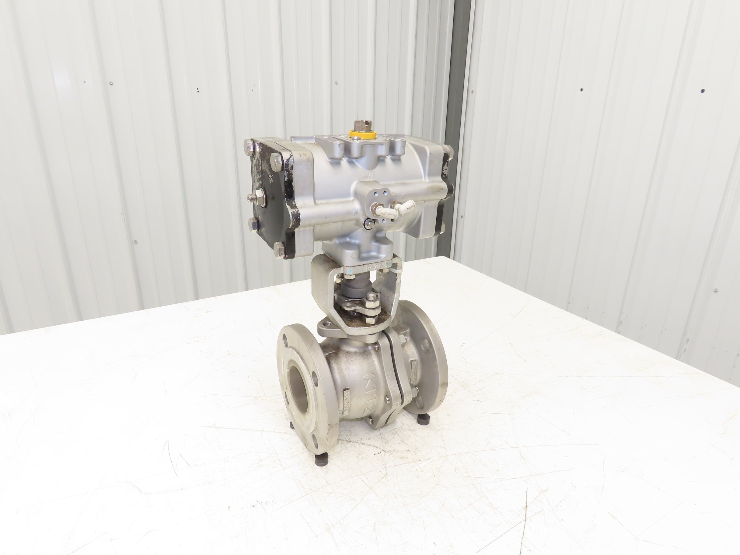 Kitz 10K-65 2.5" Stainless Ball Valve 316SS Flanged F-Series Actuator ...