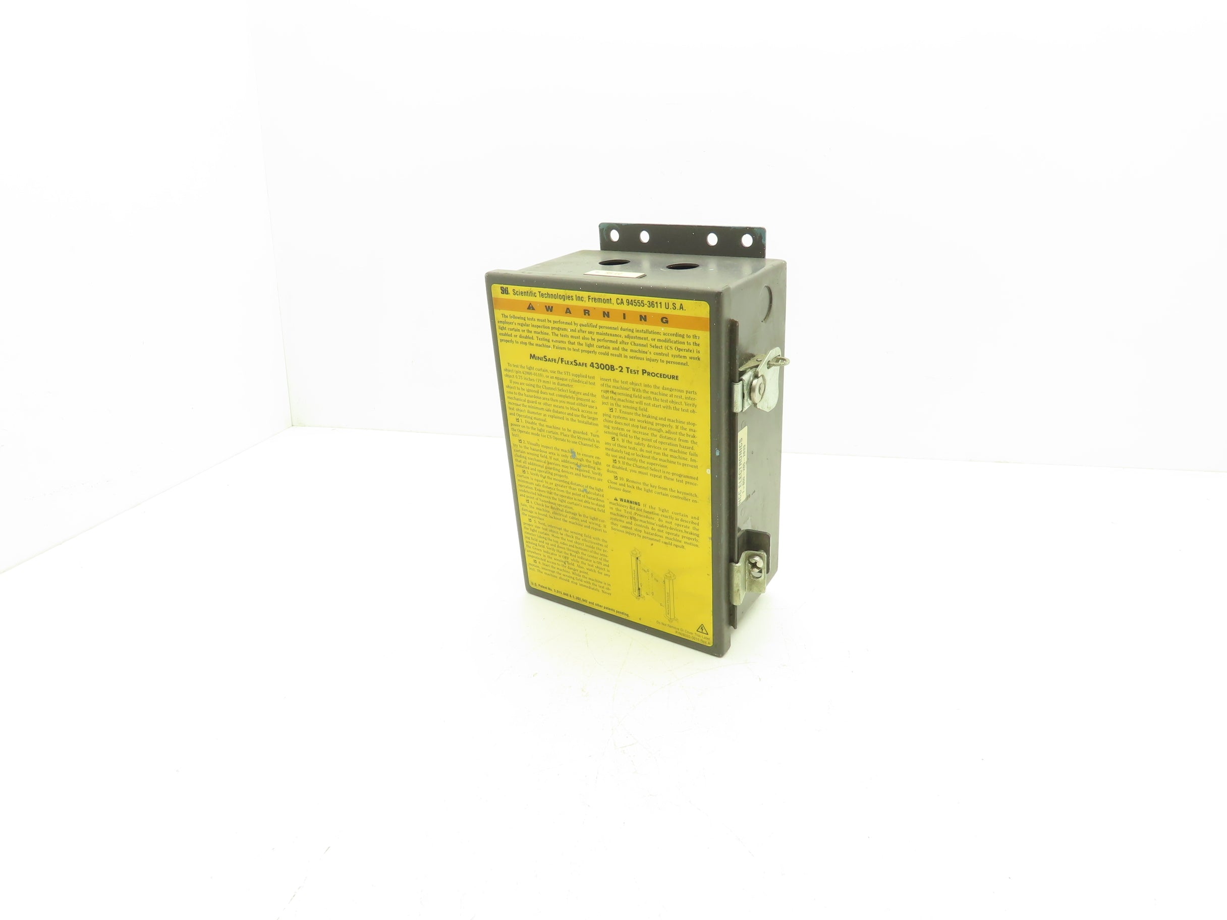 STI 70010-0200 Mini Safe Flexsafe MS4300B-2 Light Curtain Control Box ...