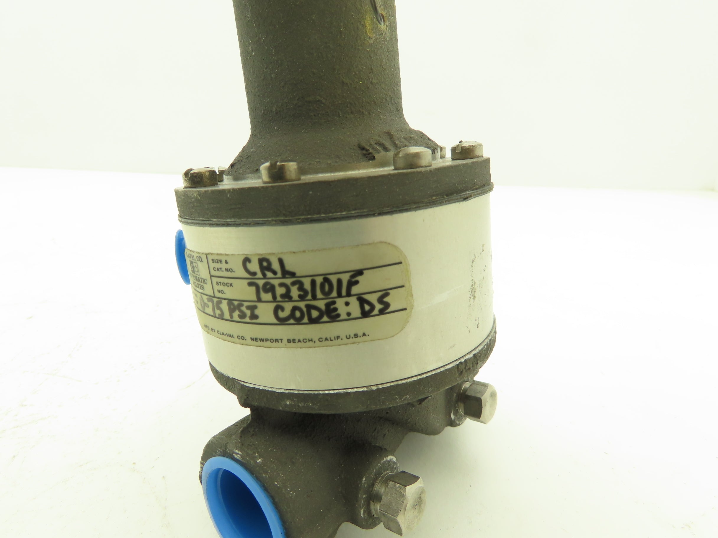 Cla-Val CRL 7923101F Pressure Relief Diaphragm Control Valve 0-75PSI 3 ...