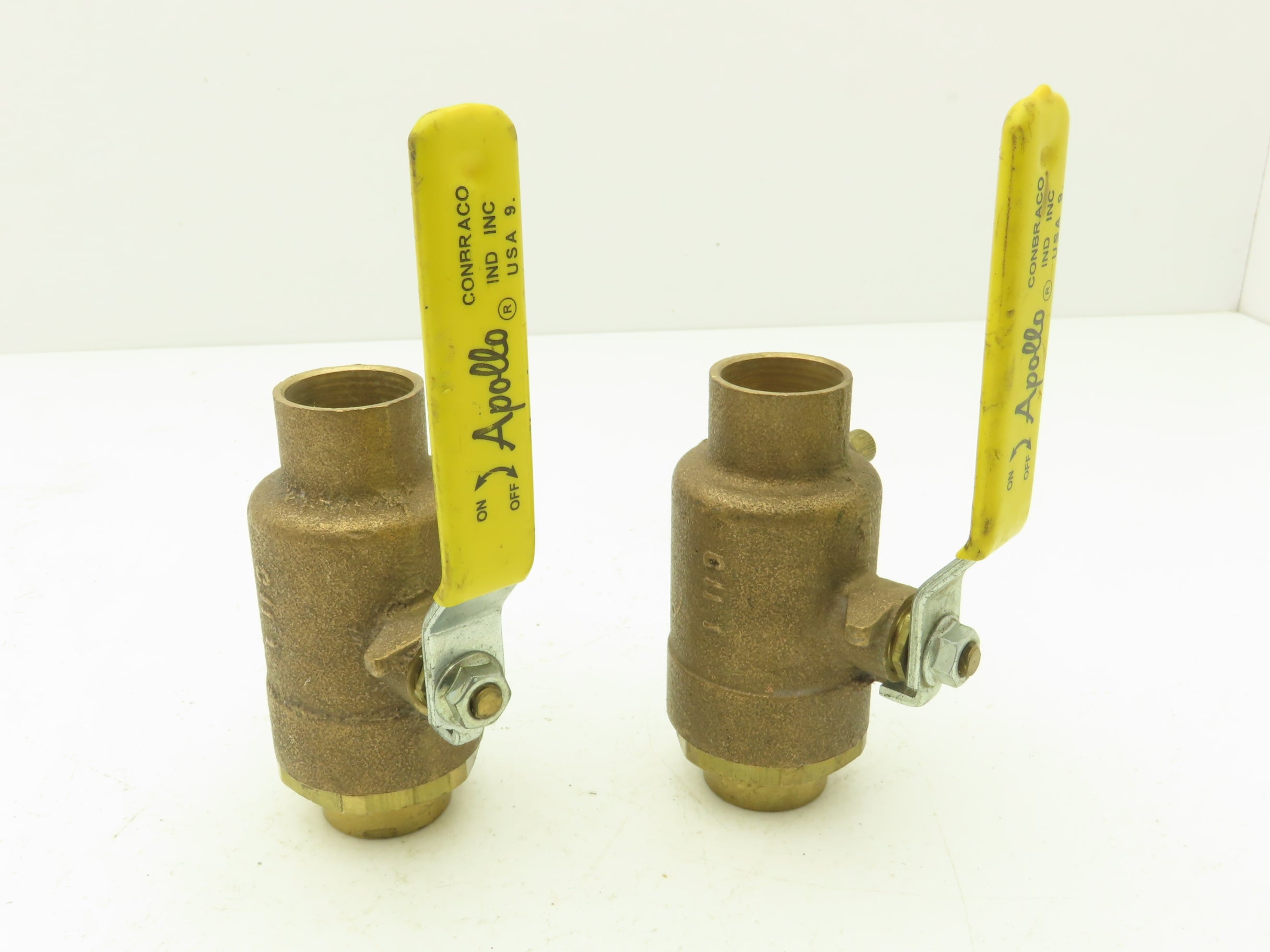 Apollo 1" Bronze Sweat Ball Valve with Drain Port 400 WOG Lot of 2 ...