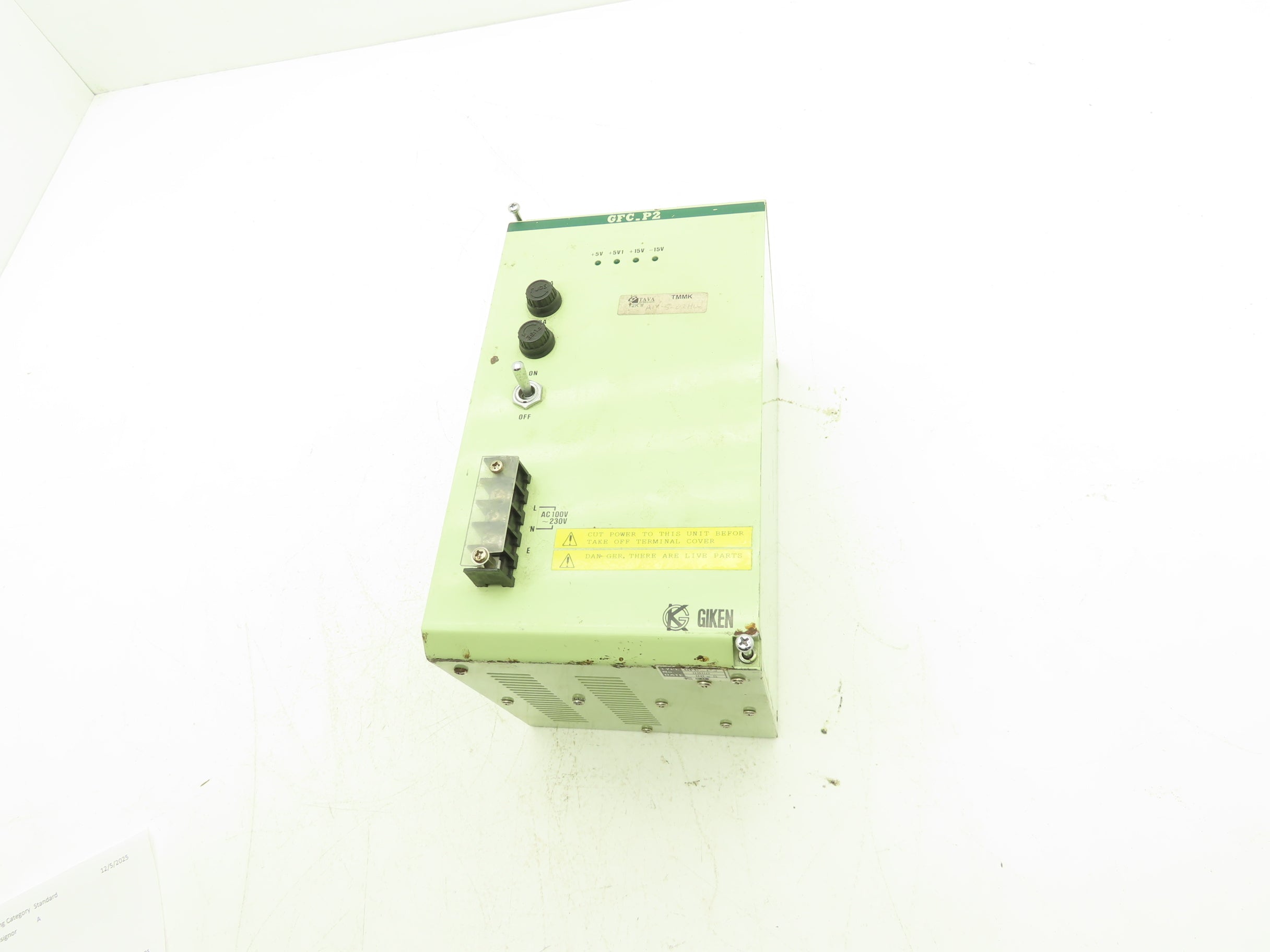 Giken GFC-P2 Power Supply AC Servo Controller Module 100-230VAC – ARROW ...