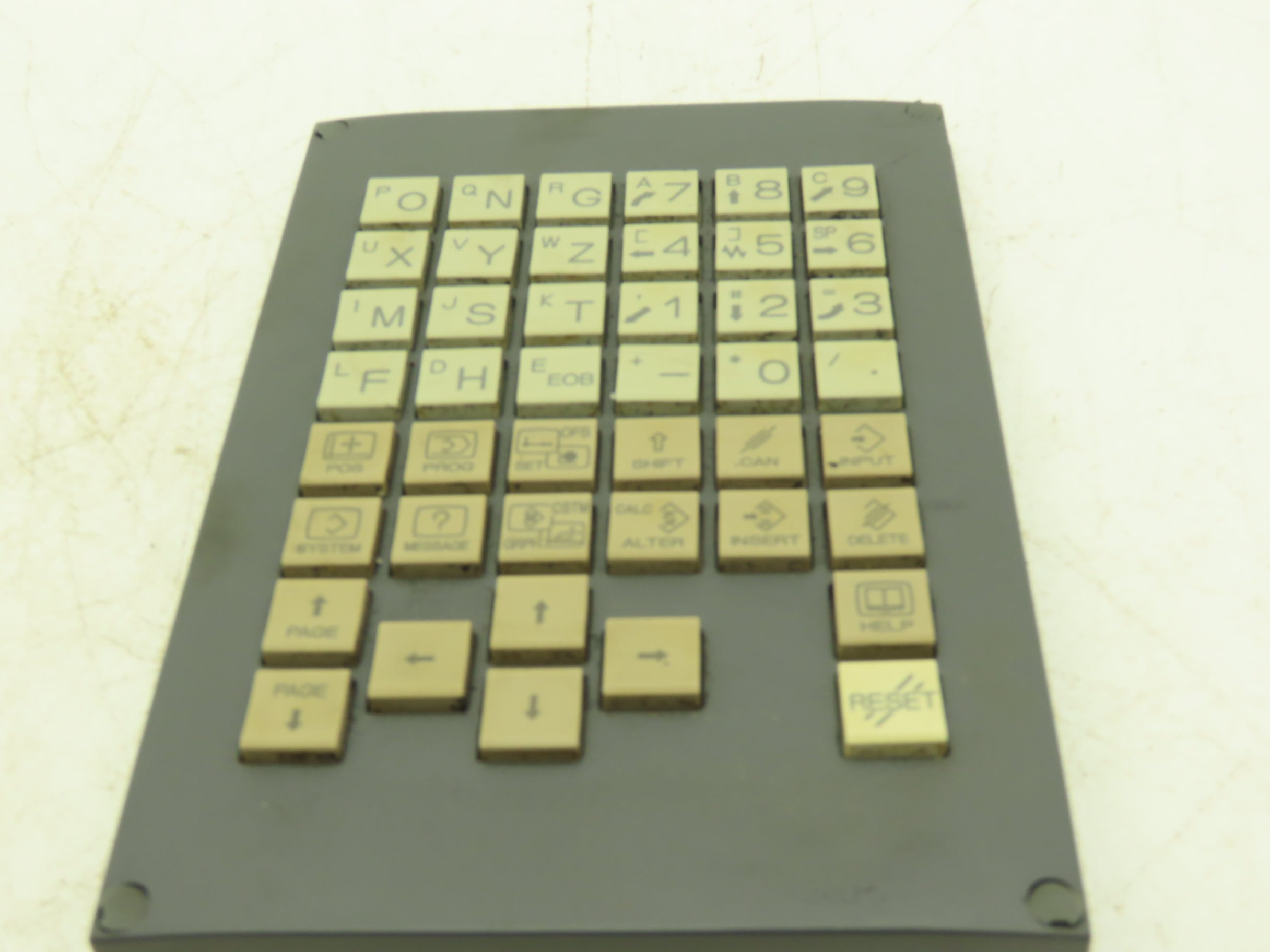 Fanuc A02B-0323-C120#M MDI Unit Operator Interface Control Panel Keypa ...