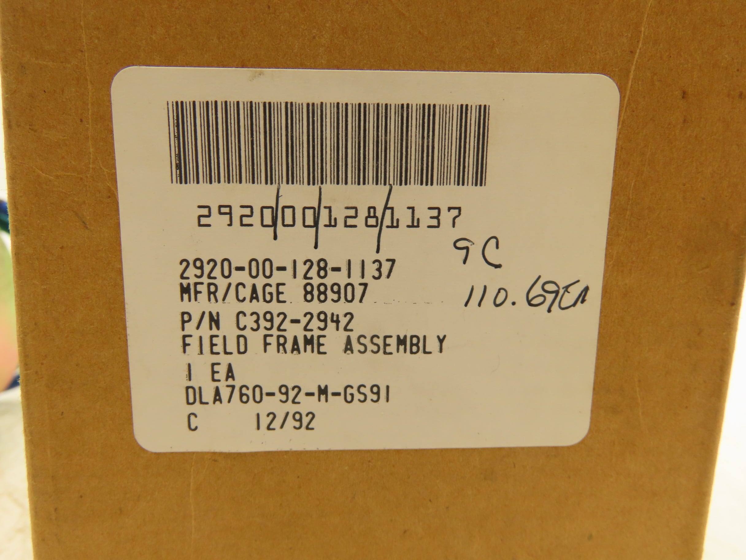 Prestolite Electric 392-2942 Field Frame Assembly Mercury Quicksilver ...