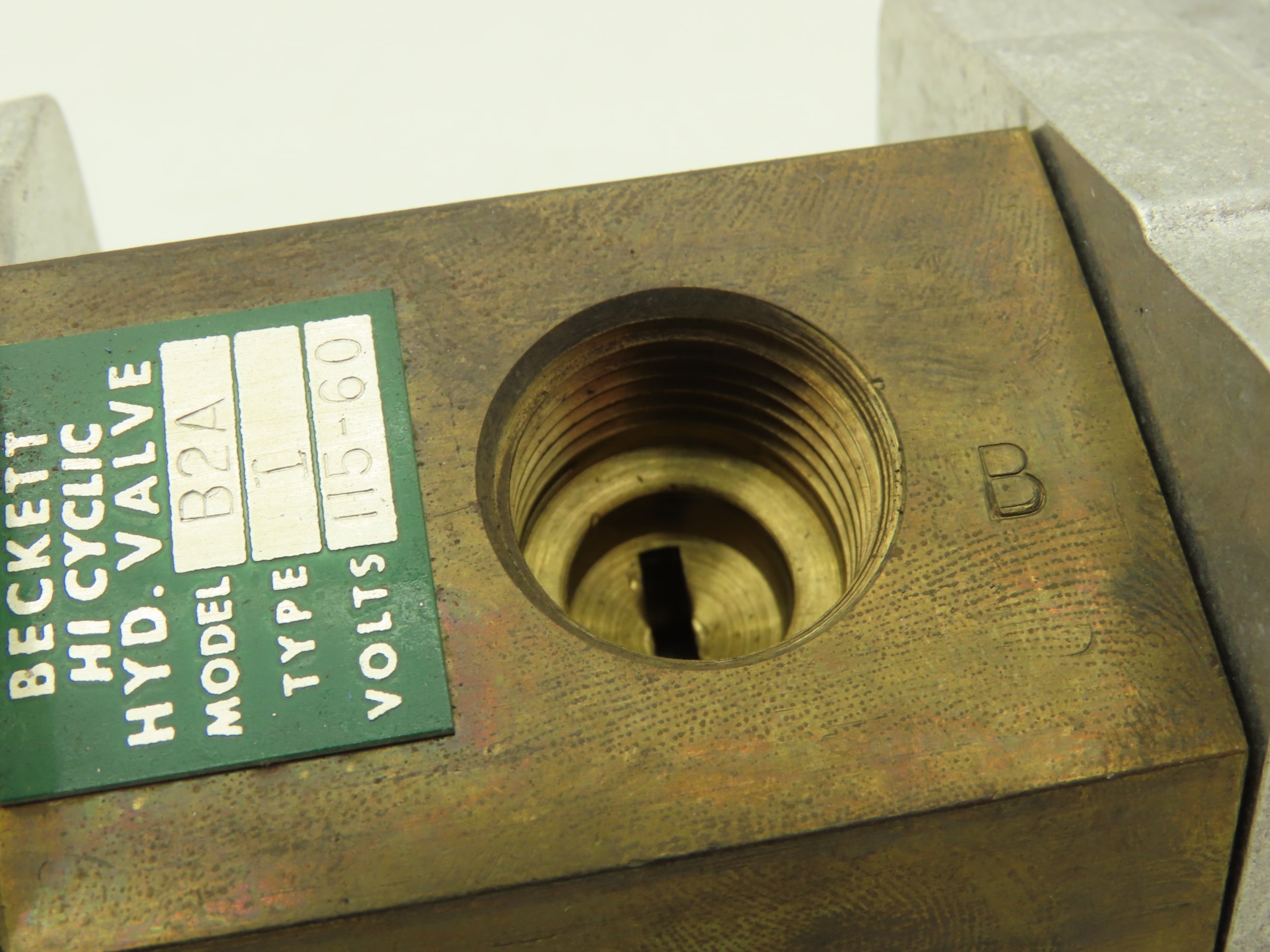 Beckett B2A Hi-Cyclic Hydraulic Directional Solenoid Valve 2-Pos 1/2"N ...