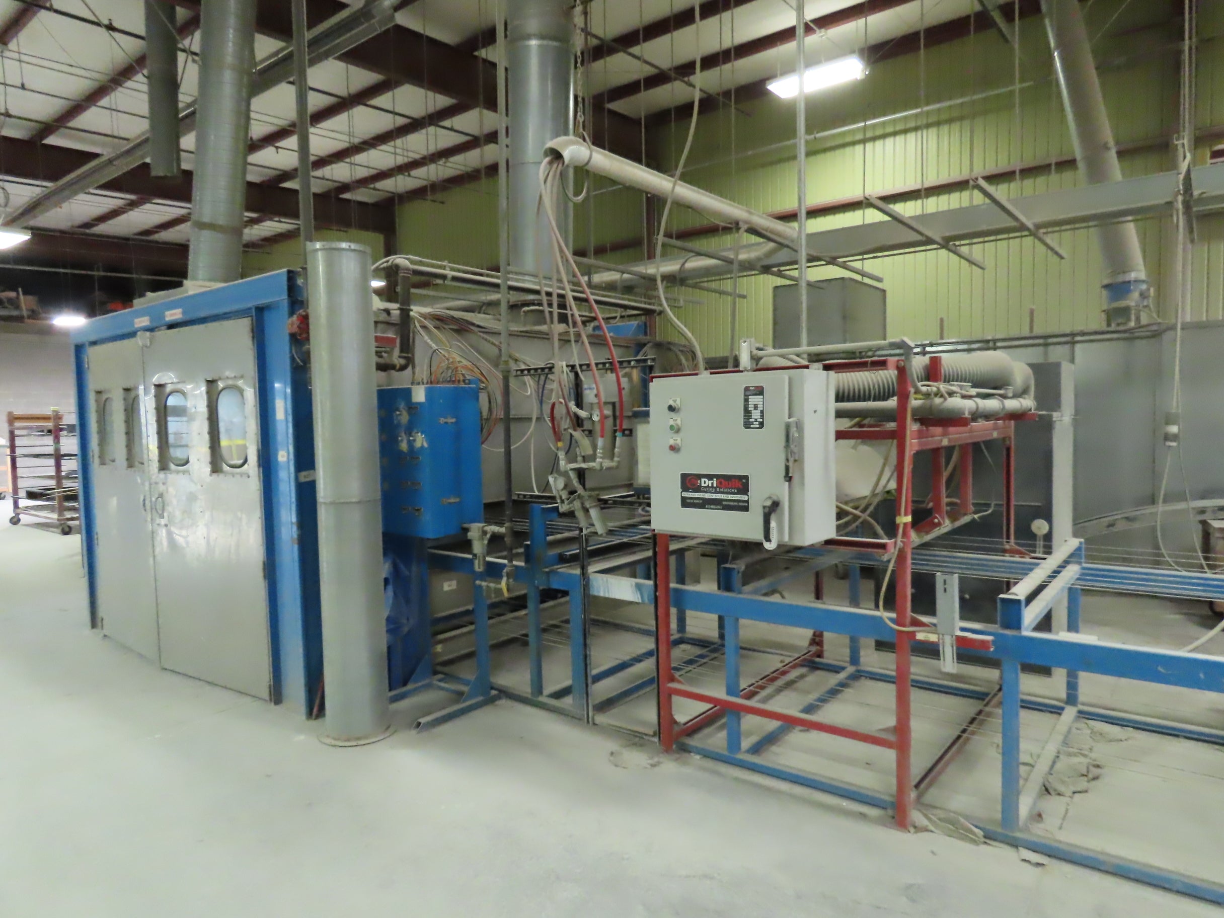 Deimco Flatline Finish Automated Finishing Equipment Cure Oven 48" Spr ...