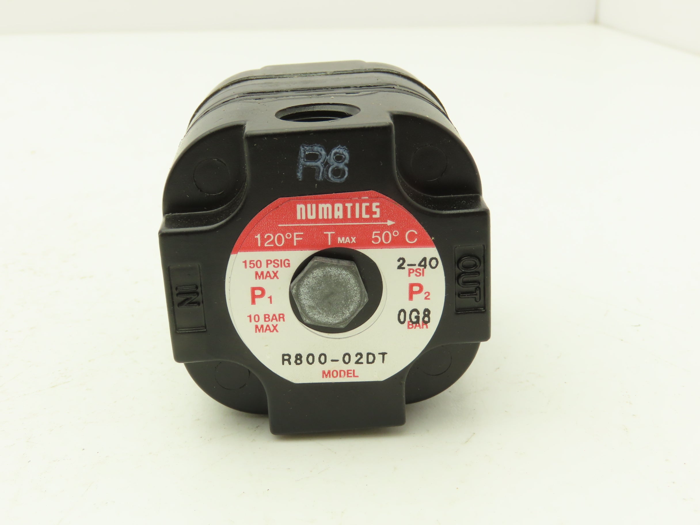 Numatics R800-02DT Pneumatic Air Precision Regulator 2-40PSI 150 PSI M ...