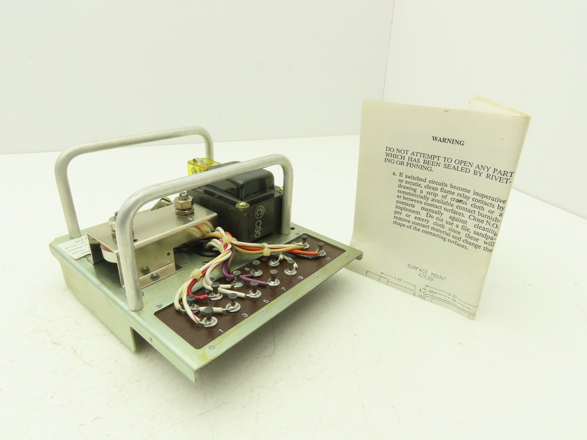 Edison 424-10435 UV Flame Switch Burner Control – ARROW INDUSTRIAL SALES